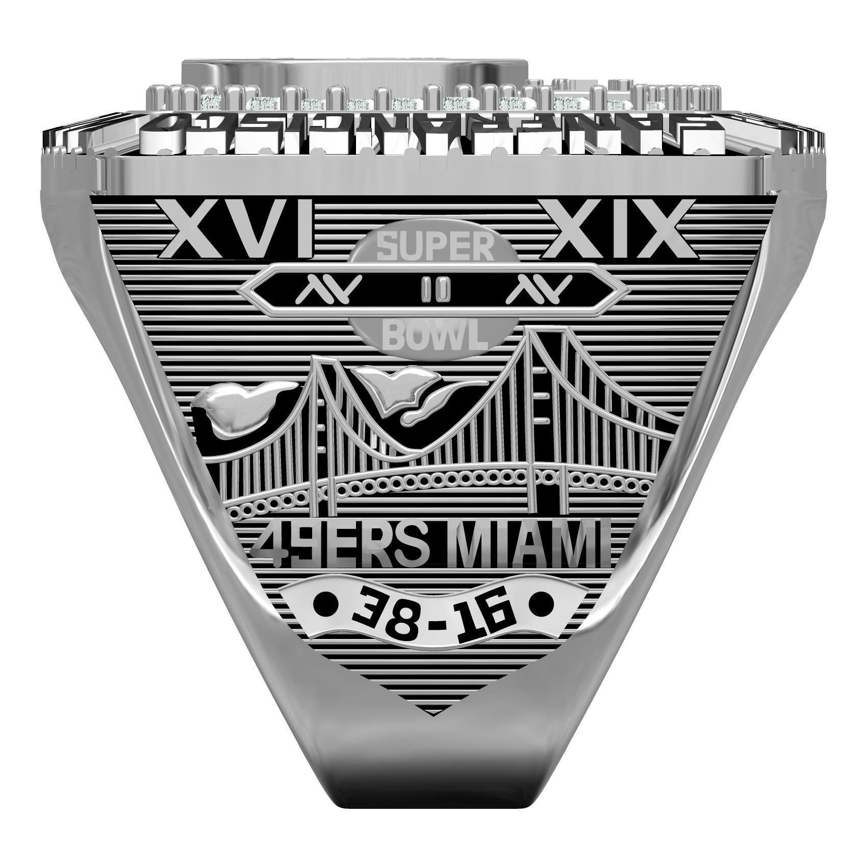 Forty Niners Super Bowl Championship Ring 3D model 3D printable | CGTrader