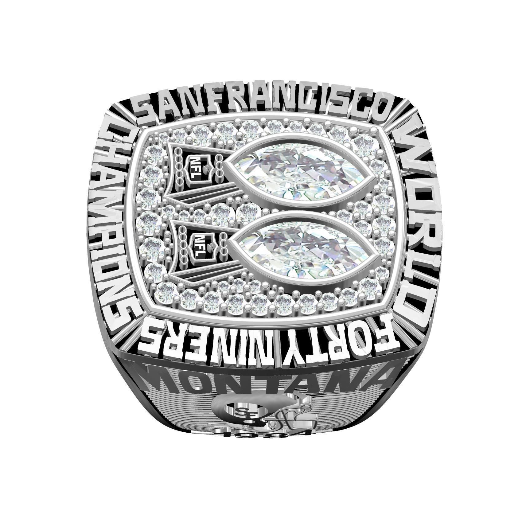 Forty Niners Super Bowl Championship Ring 3D model 3D printable | CGTrader