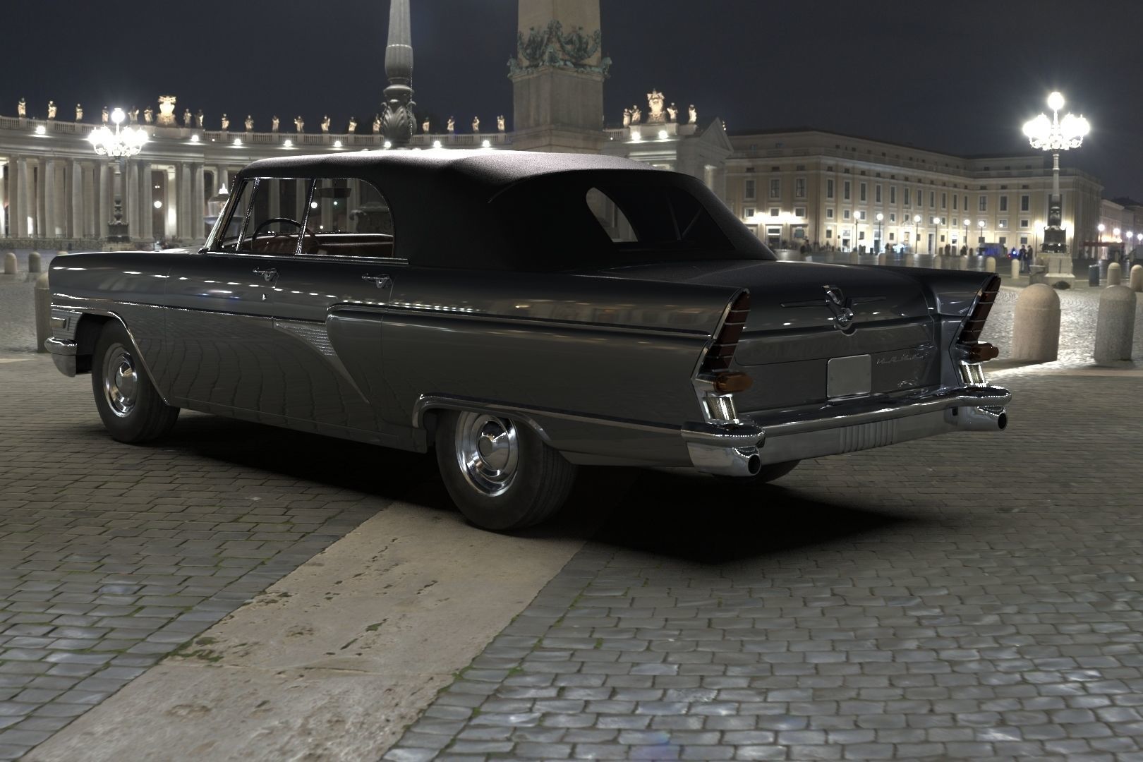 car Chaika 3D model | CGTrader