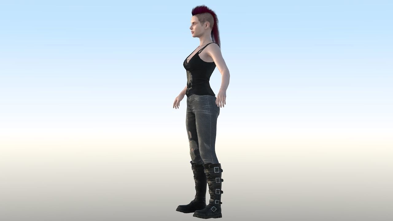 3D model Katherine Adams VR / AR / low-poly | CGTrader