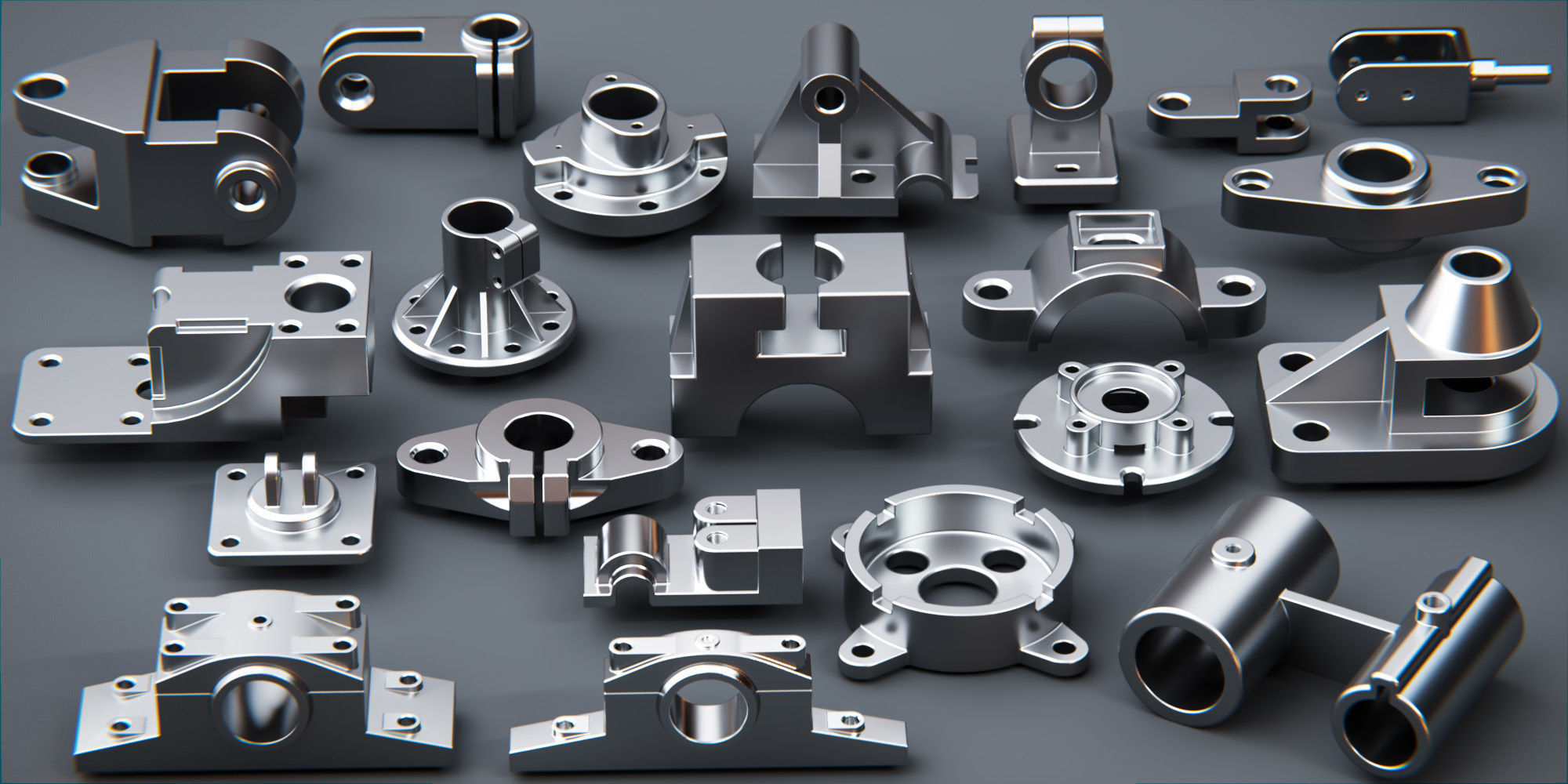 Mechanical Components Asset Pack Vol 2 for Blender 3D model | CGTrader