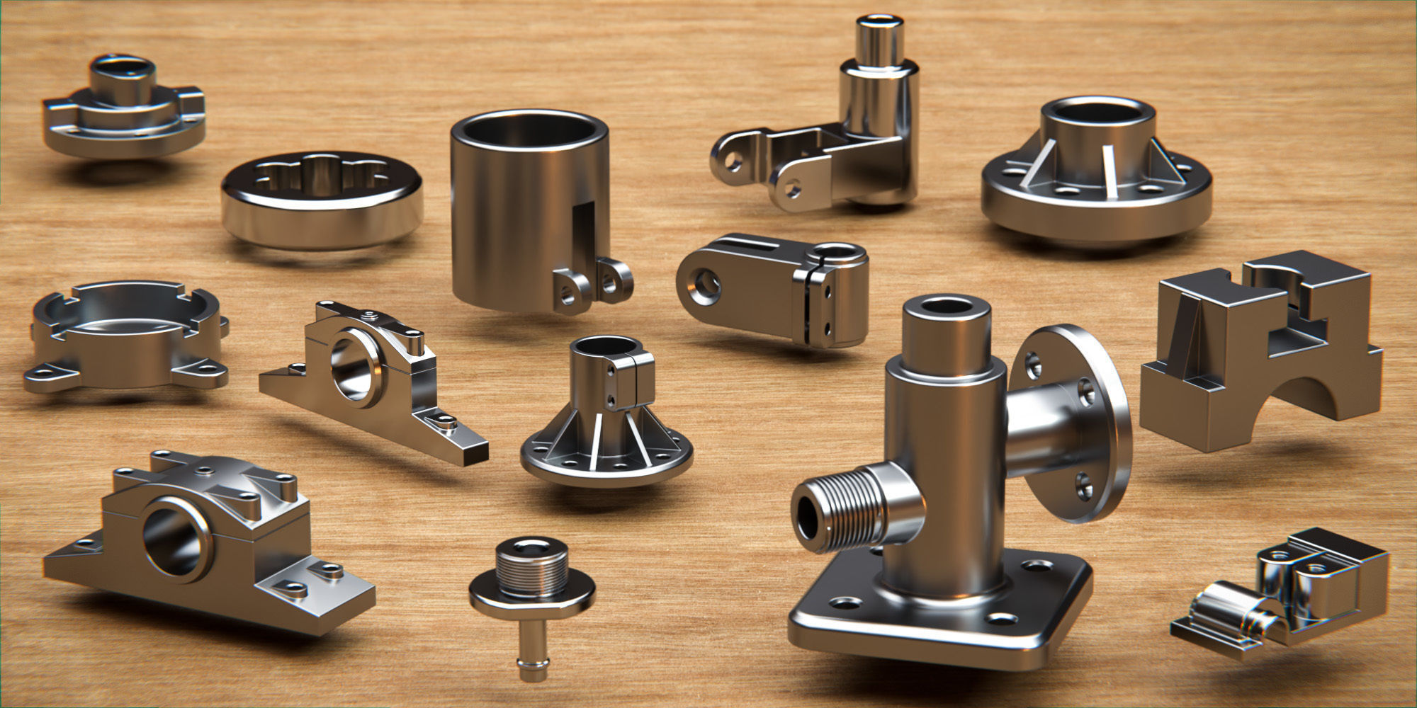 Mechanical Components Asset Pack Vol 2 for Blender 3D model | CGTrader