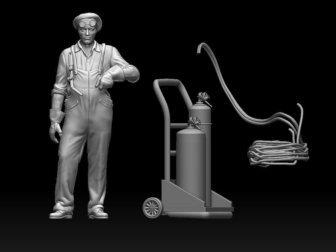 WELDER 3D model 3D printable | CGTrader