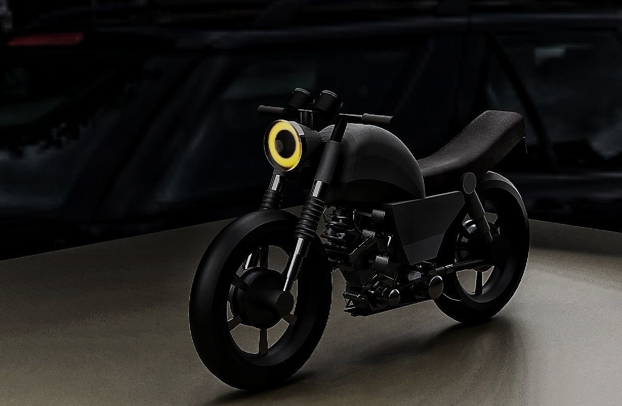 Cafe Racer Bike 3d model - for blender free 3D model | CGTrader