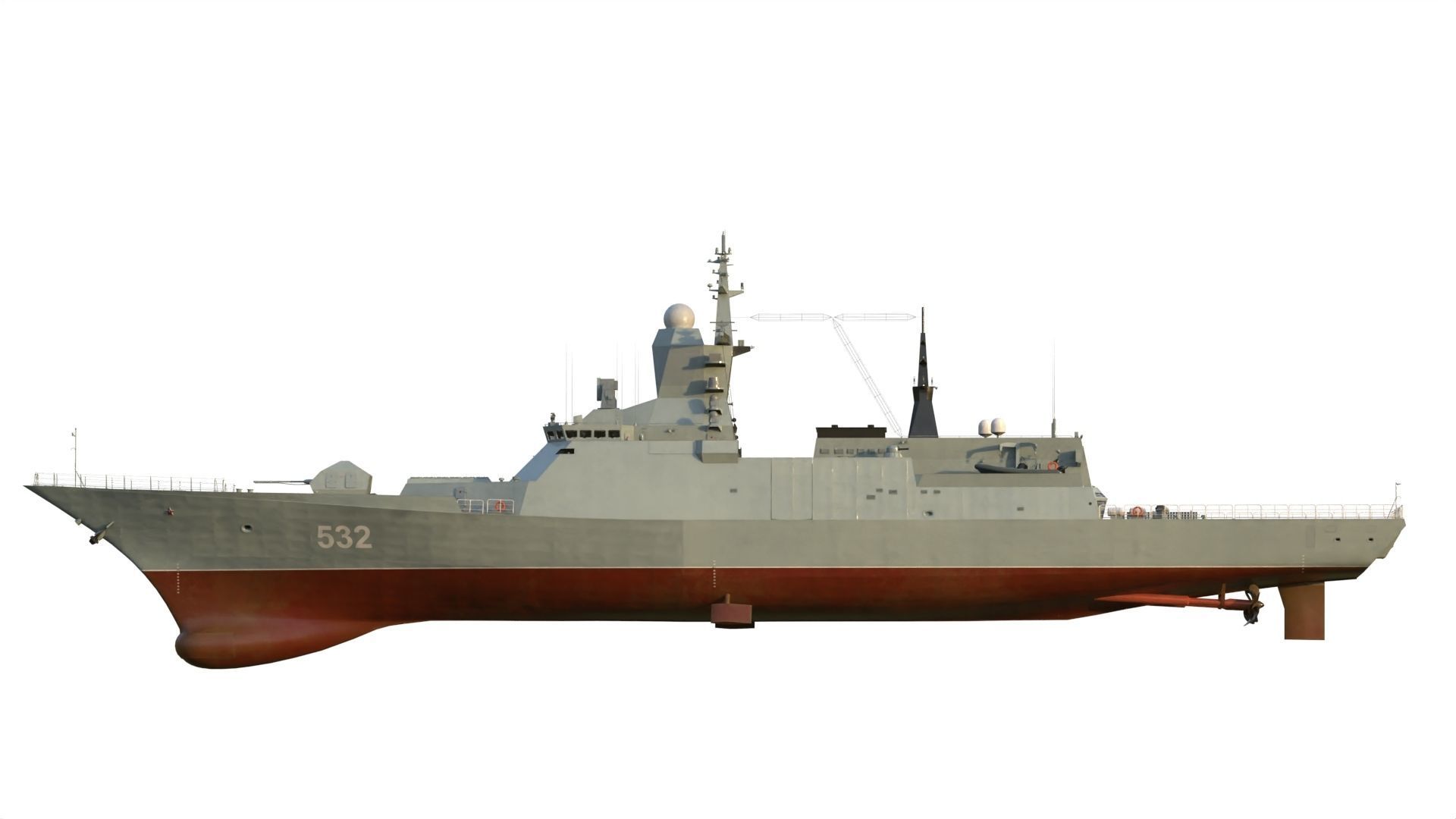 20380 Steregushchiy class corvette 3D model | CGTrader