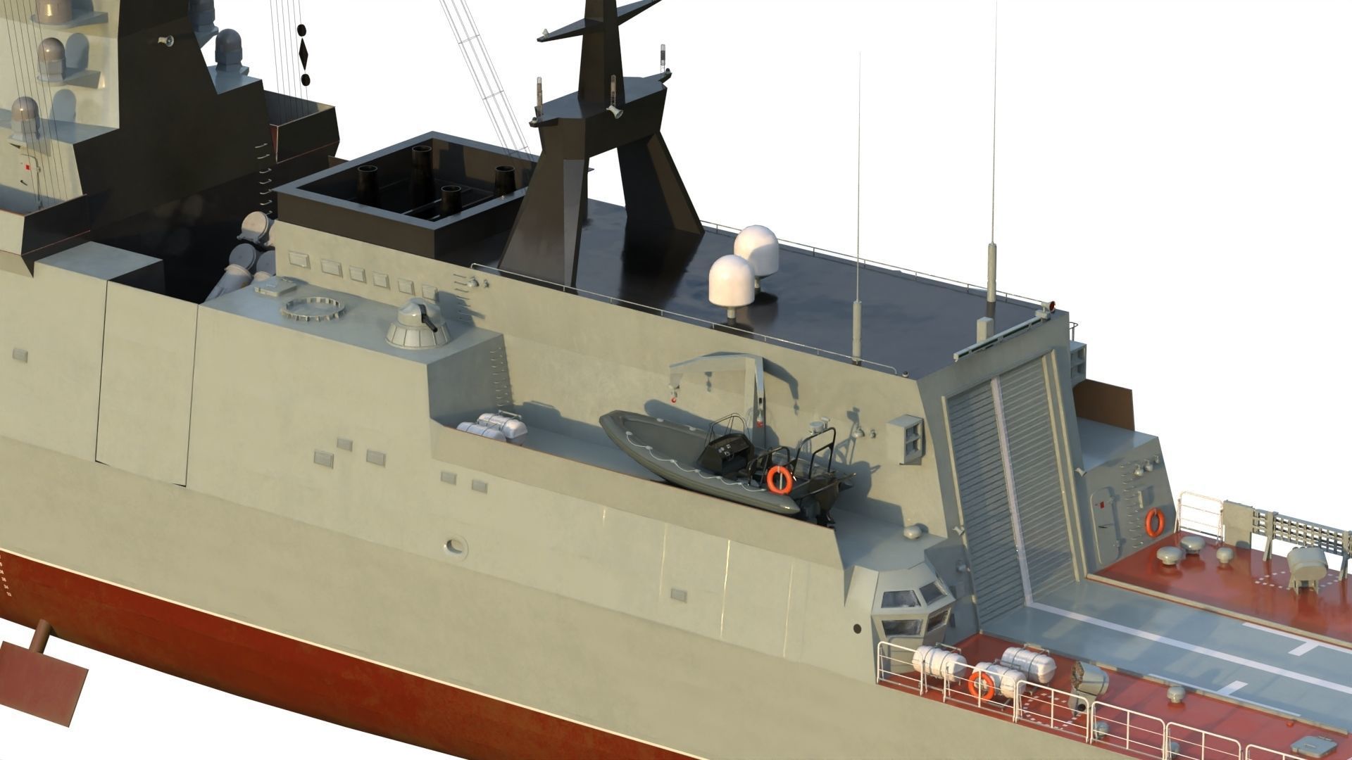 20380 Steregushchiy class corvette 3D model | CGTrader