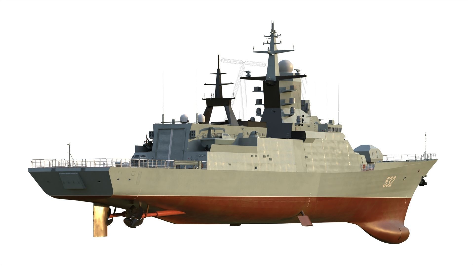 20380 Steregushchiy class corvette 3D model | CGTrader