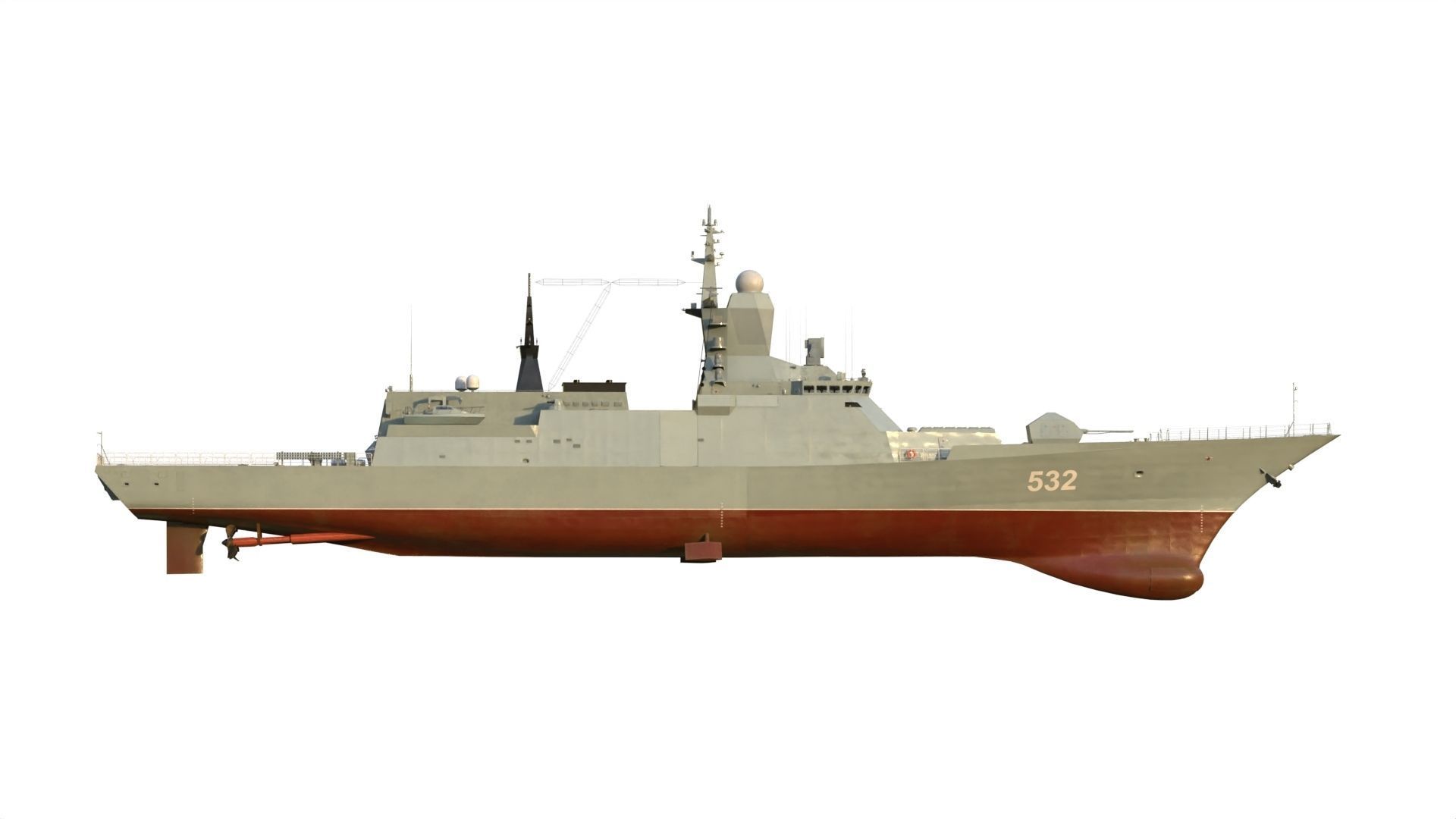 20380 Steregushchiy class corvette 3D model | CGTrader