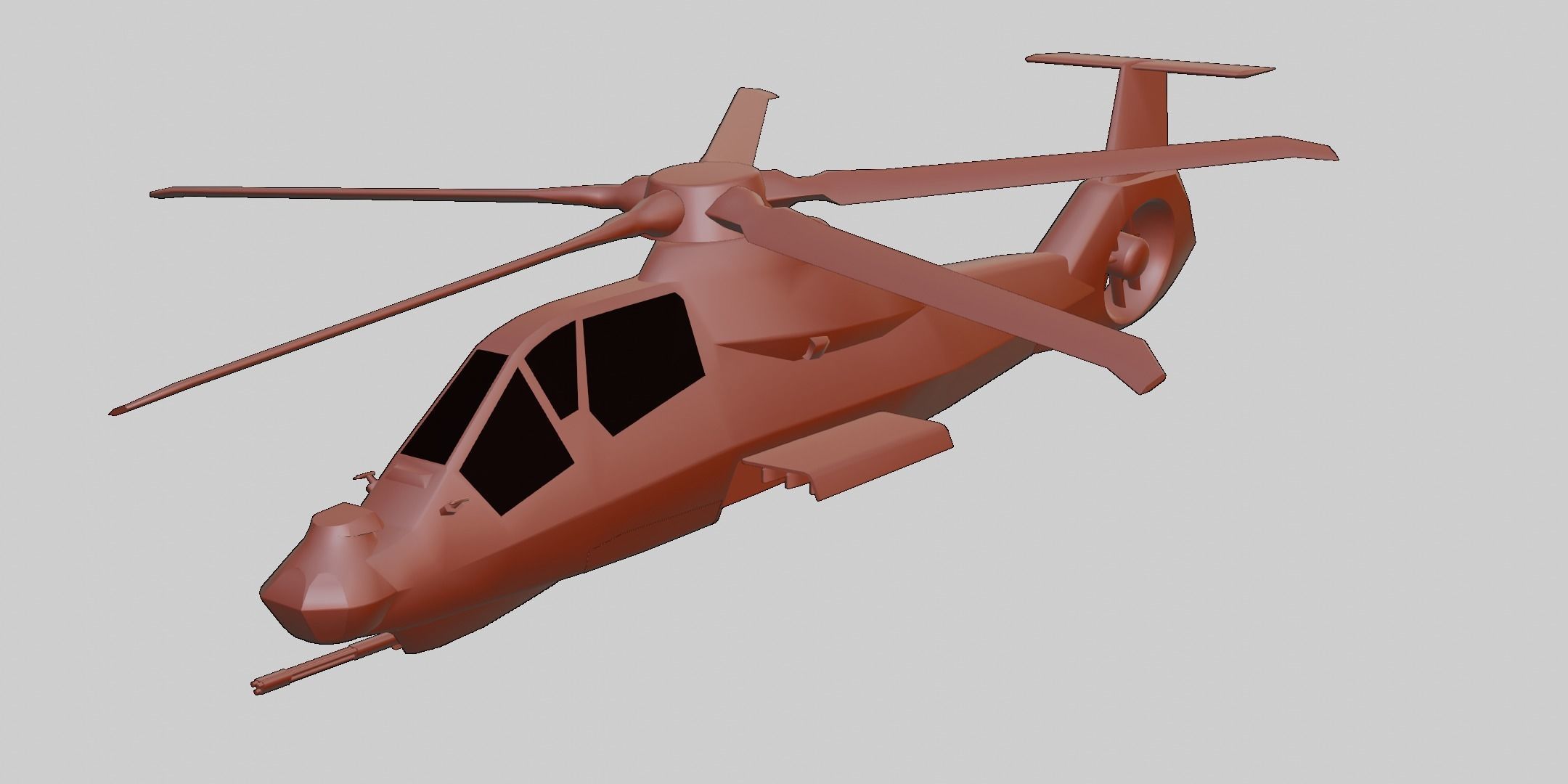 3D model Sikorsky RAH-66 Comanche US navy helicopter VR / AR / low-poly ...