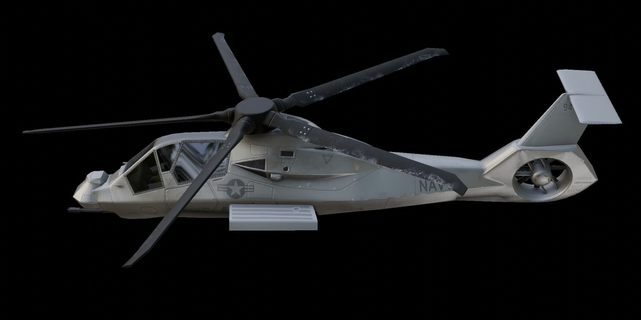 3D model Sikorsky RAH-66 Comanche US navy helicopter VR / AR / low-poly ...