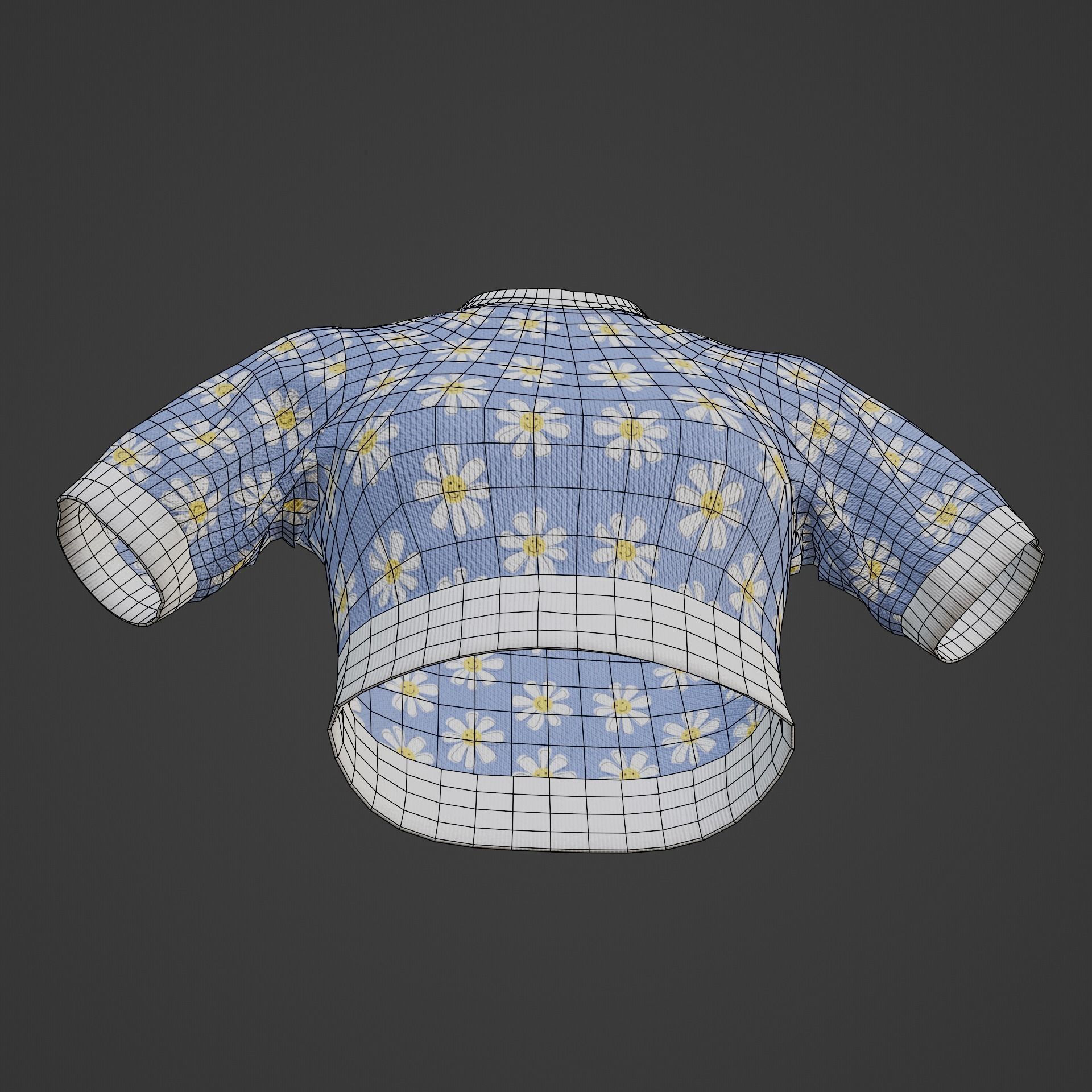 3D model Croptop only - 1 piece VR / AR / low-poly | CGTrader