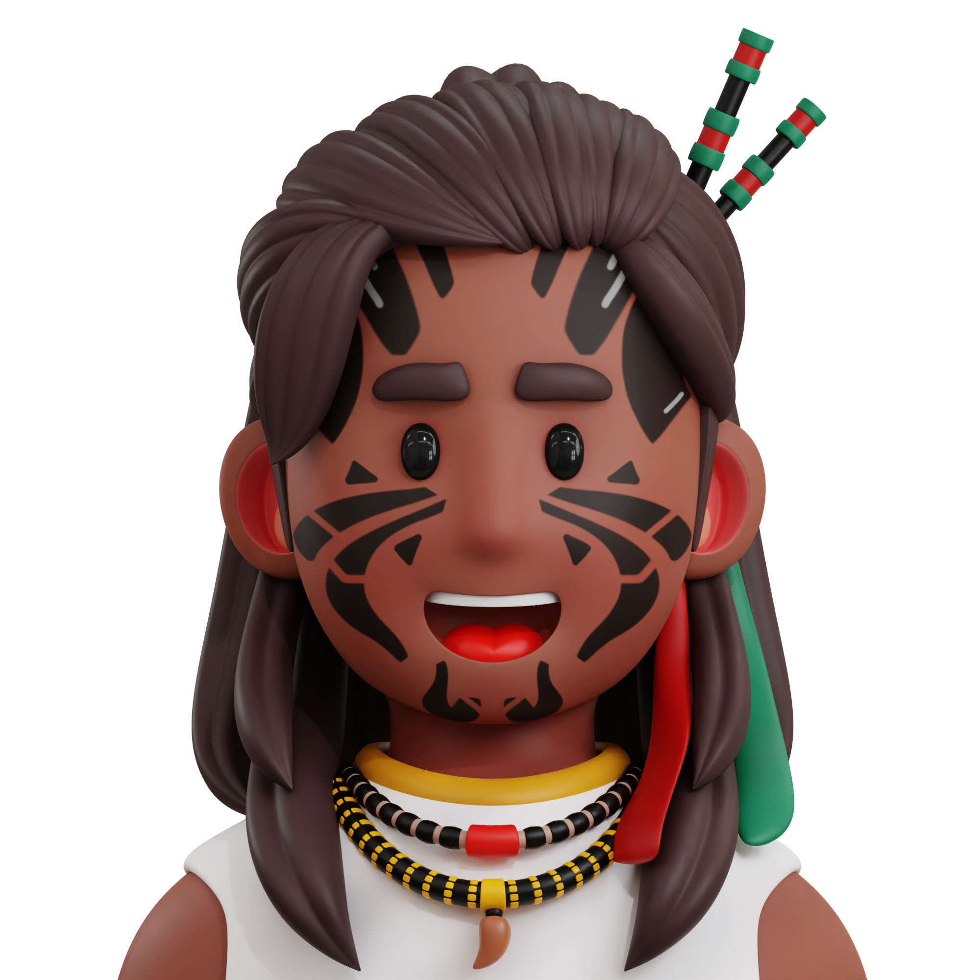 3D model 3D Maori Traditional Costume VR / AR / low-poly | CGTrader