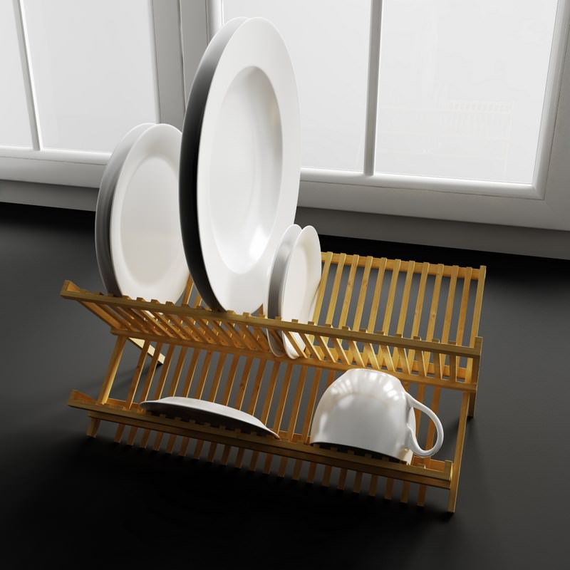 Dish drainer 3D model | CGTrader