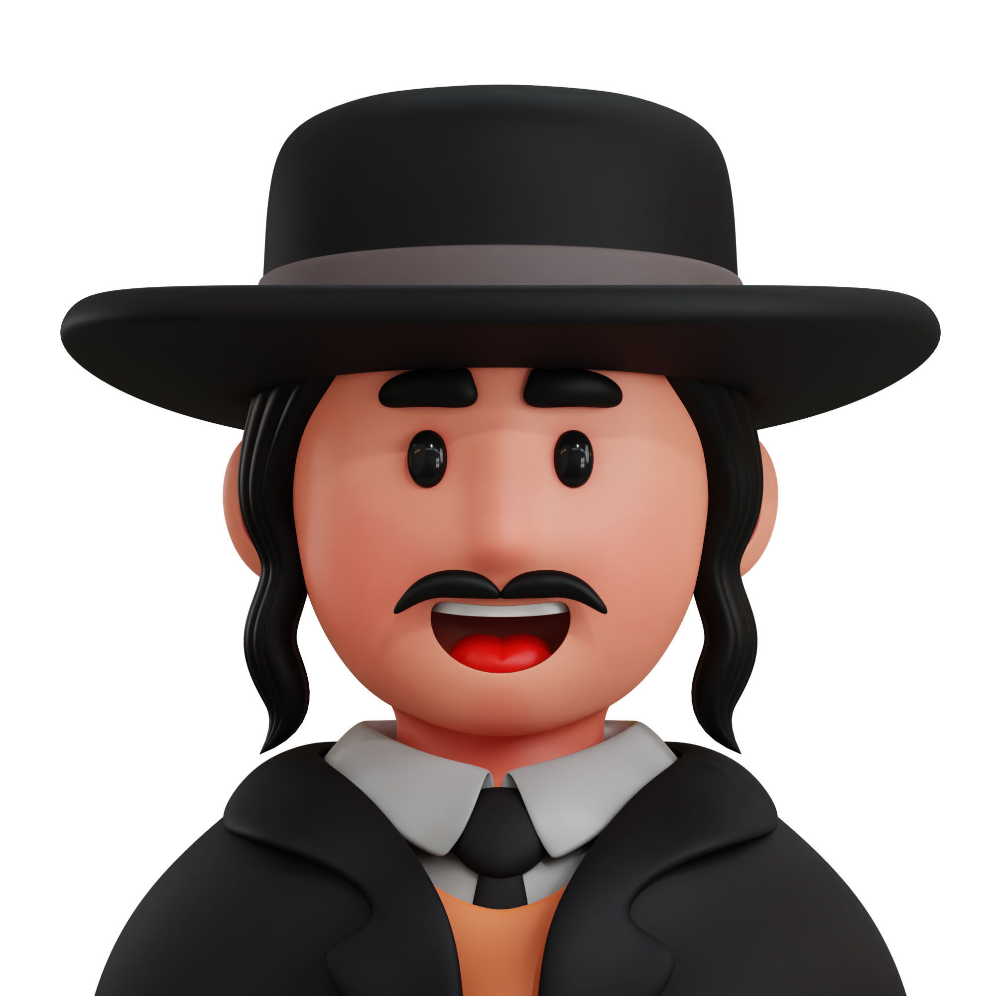 3D model 3D Jew Traditional Costume VR / AR / low-poly | CGTrader