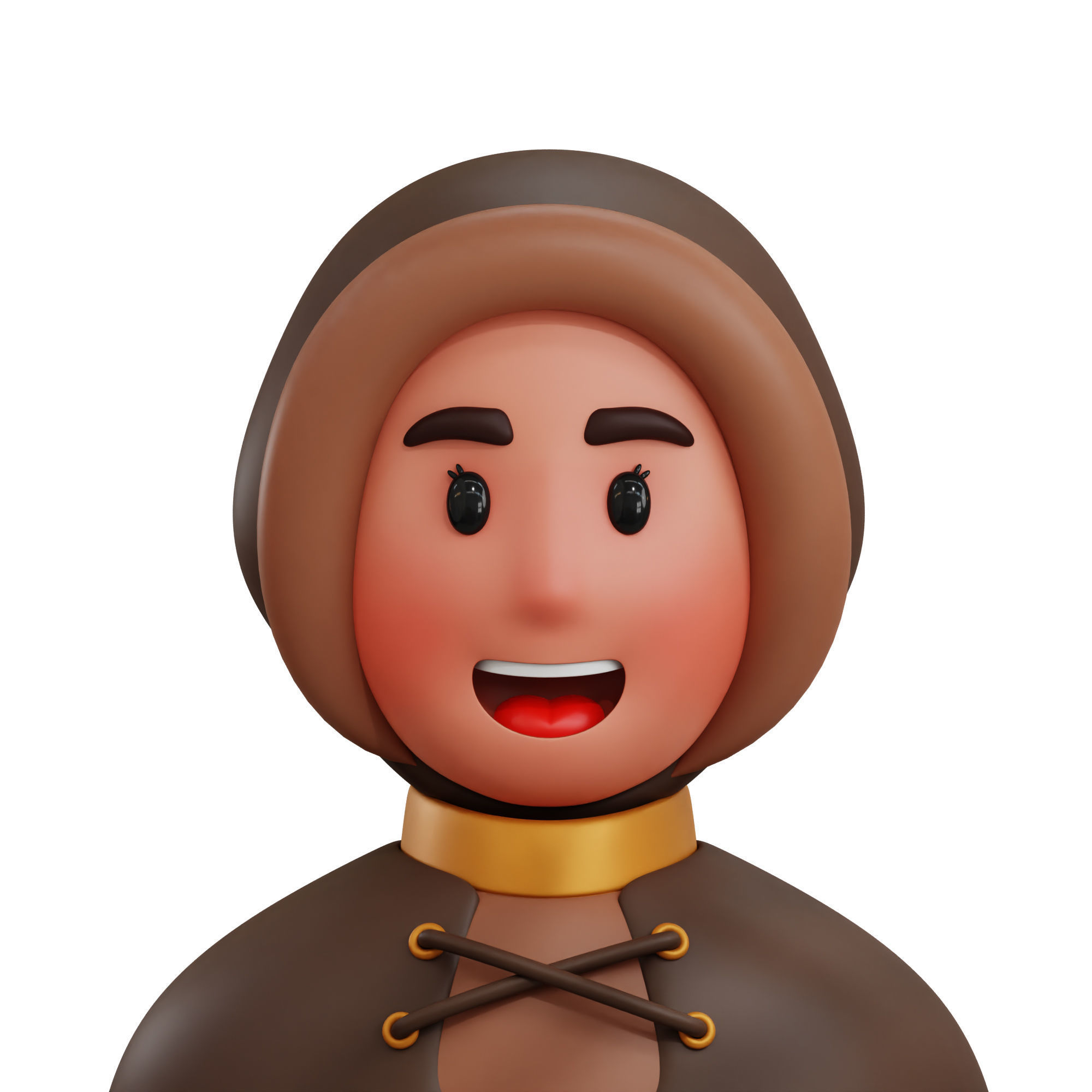 3D model 3D Inuit Female Traditional Costume VR / AR / low-poly | CGTrader