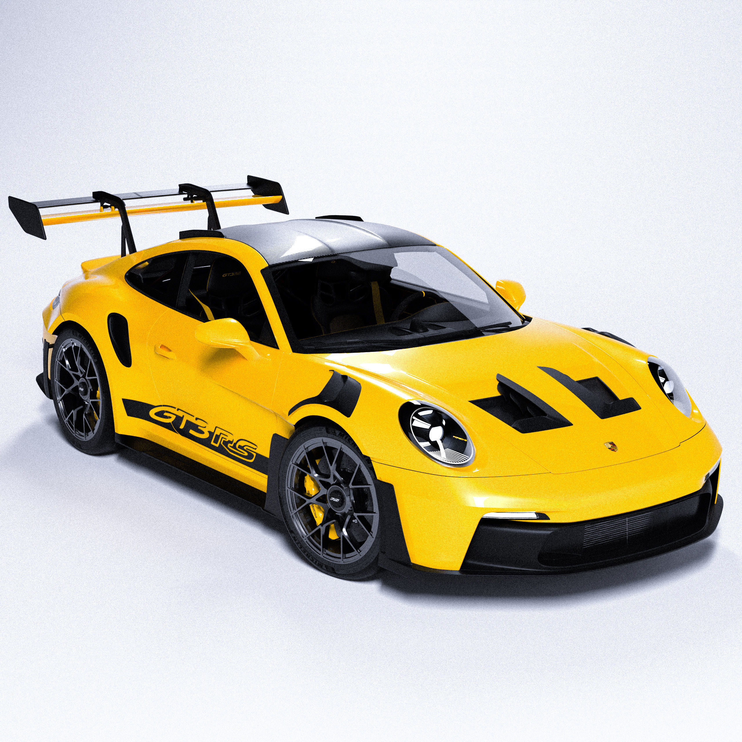 Porsche 992 GT3 RS 3D model | CGTrader