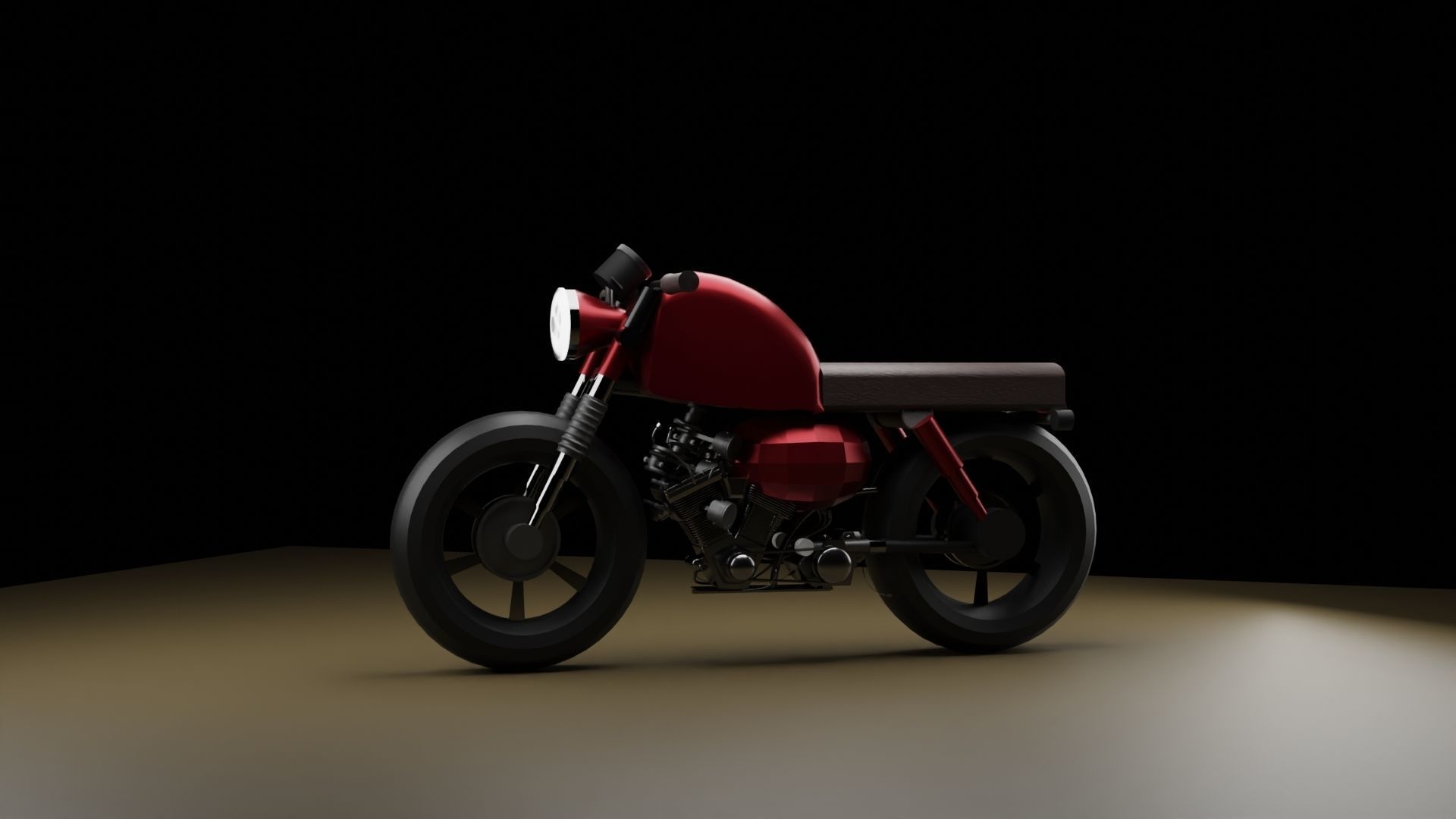 Cafe Racer v08 high quality 3d model free 3D model | CGTrader
