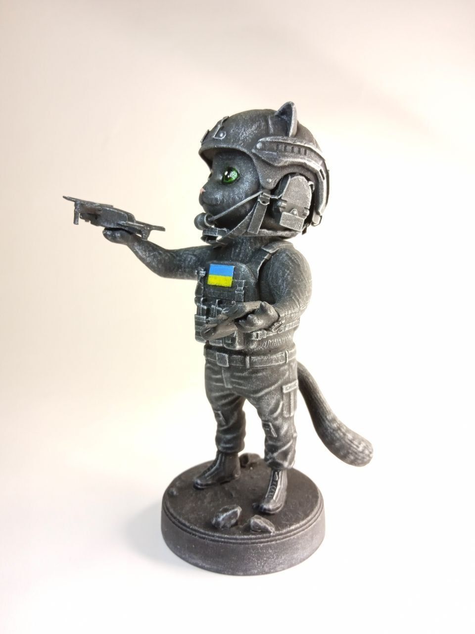 Cat drone operator modern ukrainian warrior ready to print 3D model 3D ...