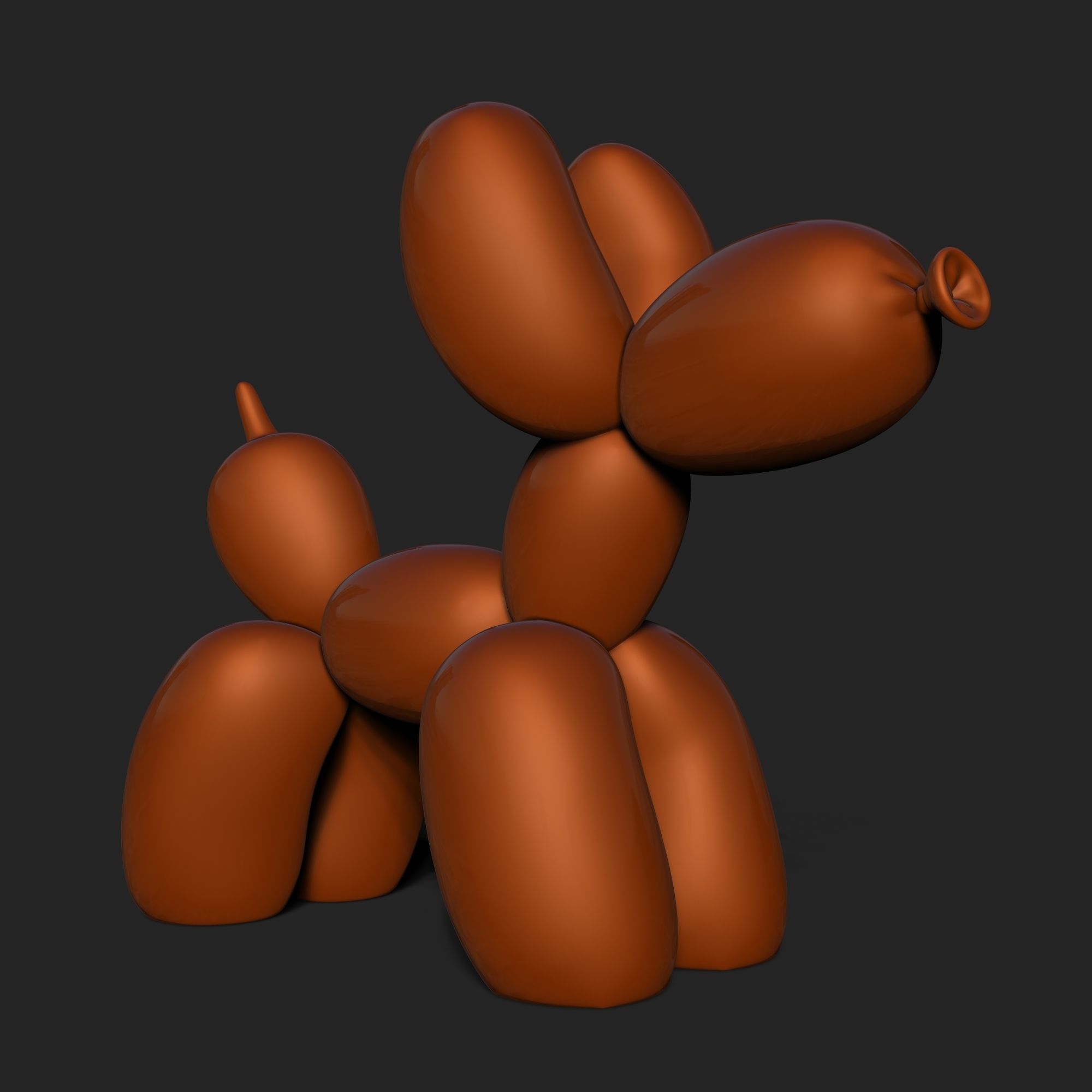 Balloon Dog 3D model 3D printable | CGTrader