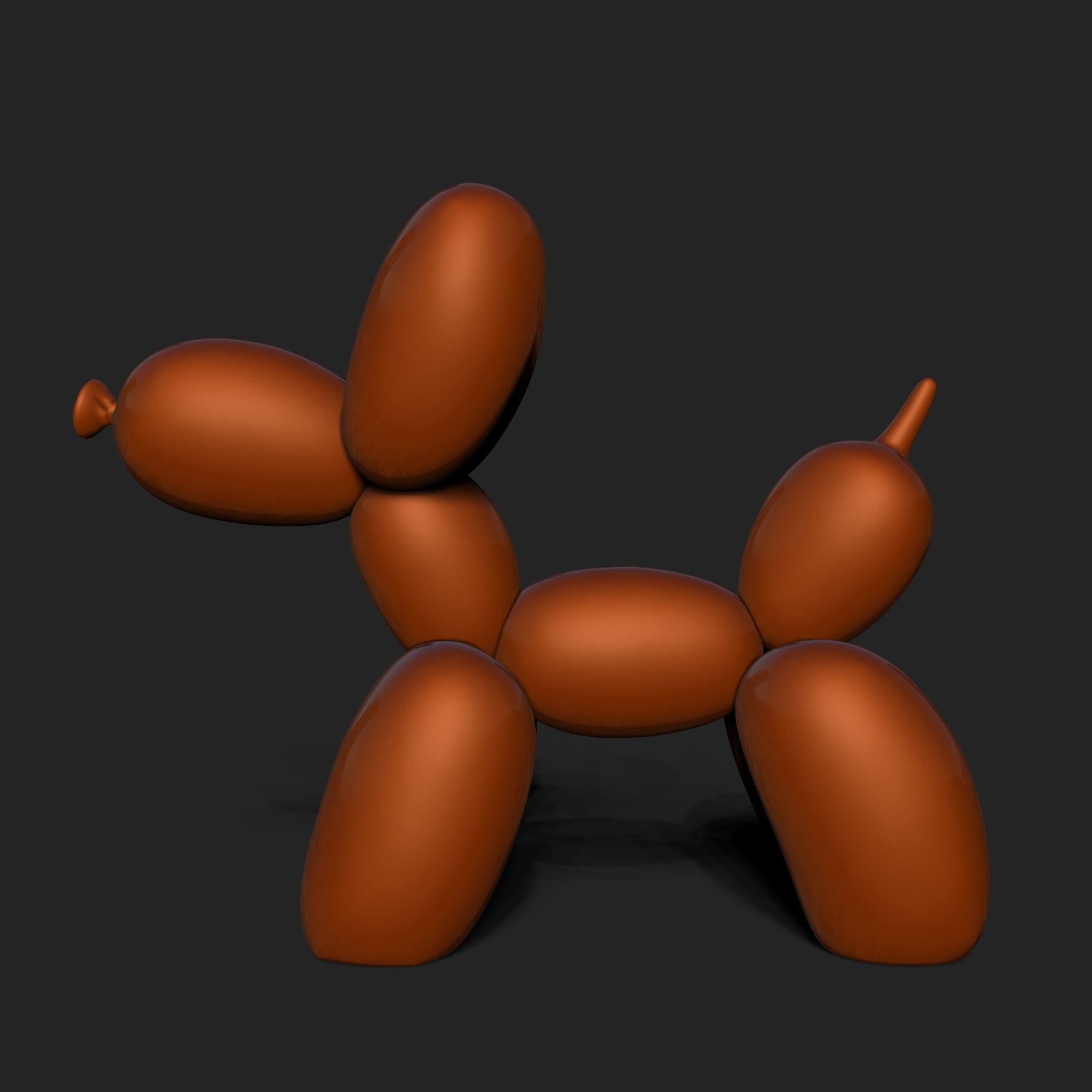 Balloon Dog 3D model 3D printable | CGTrader