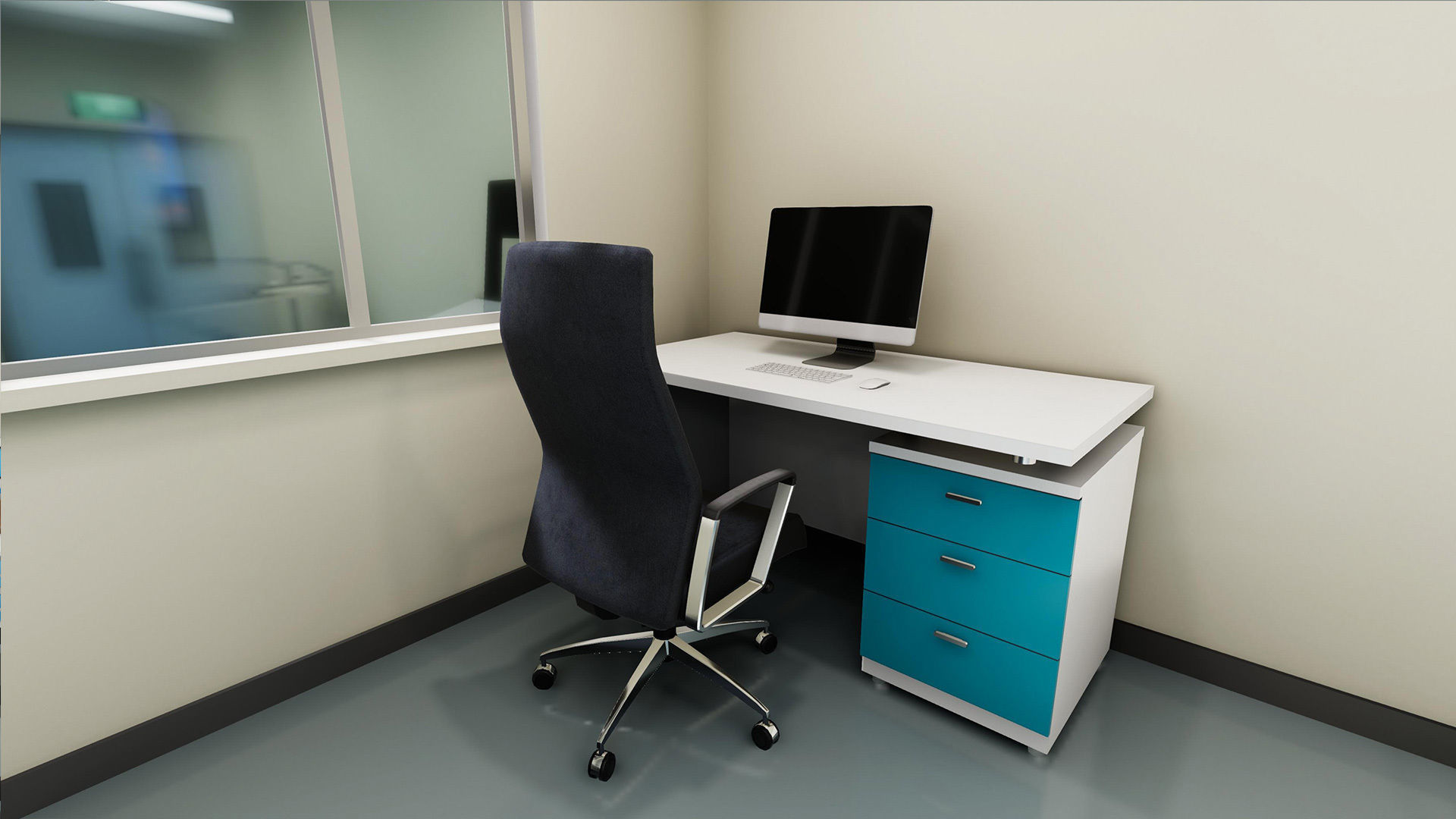 3D model Hospital Wardroom VR / AR / low-poly | CGTrader
