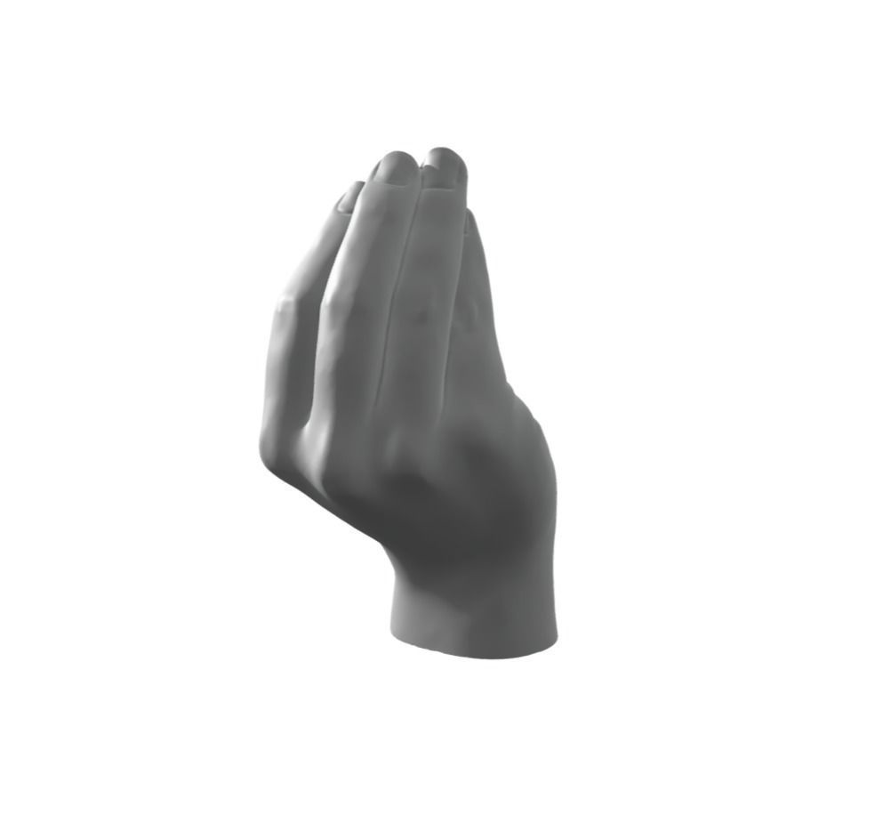 Italian Hand Who 3D model 3D printable | CGTrader