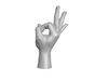 Italian hand OK OKAY 3D model 3D printable | CGTrader