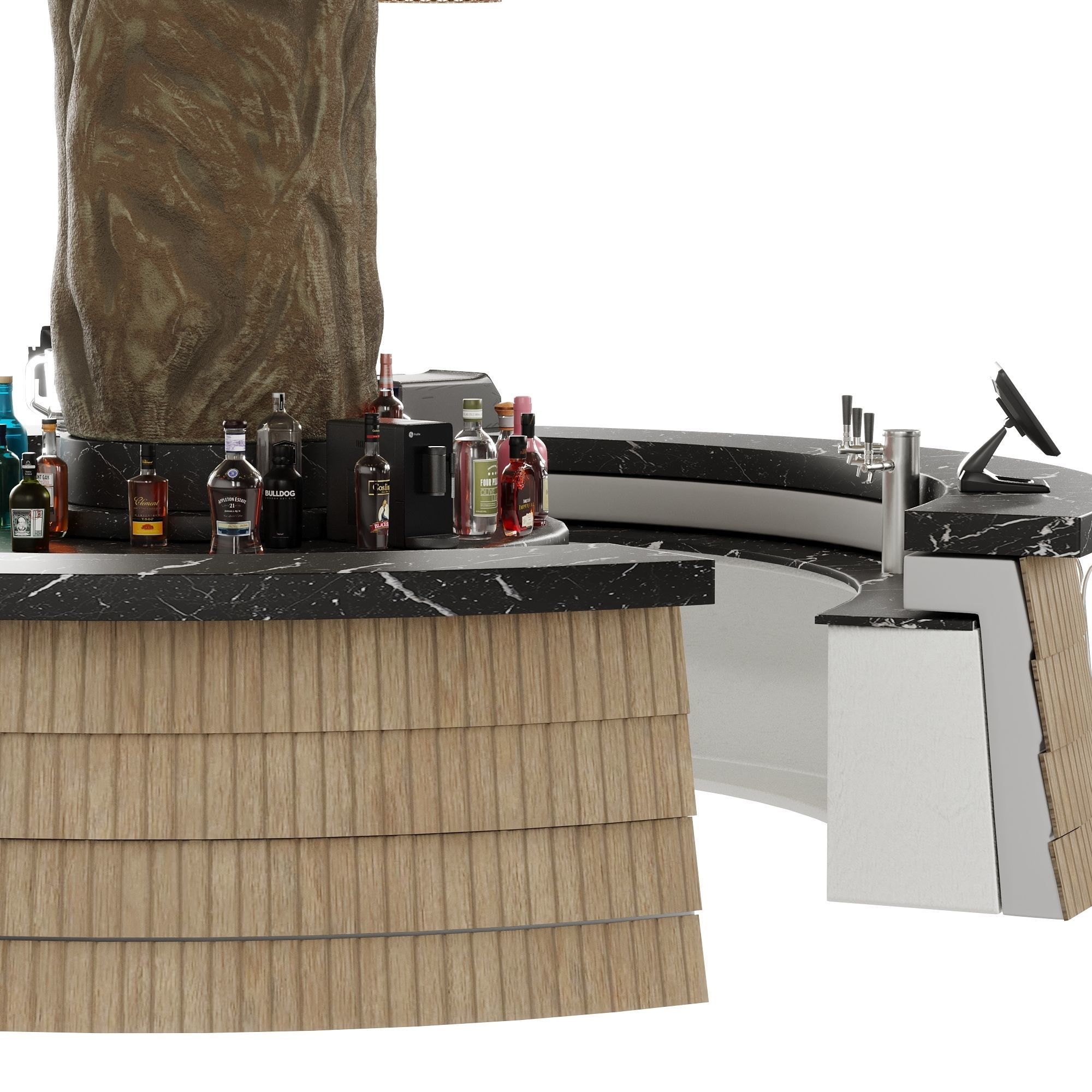 Bar 15 Exterior Bar 3D model | CGTrader