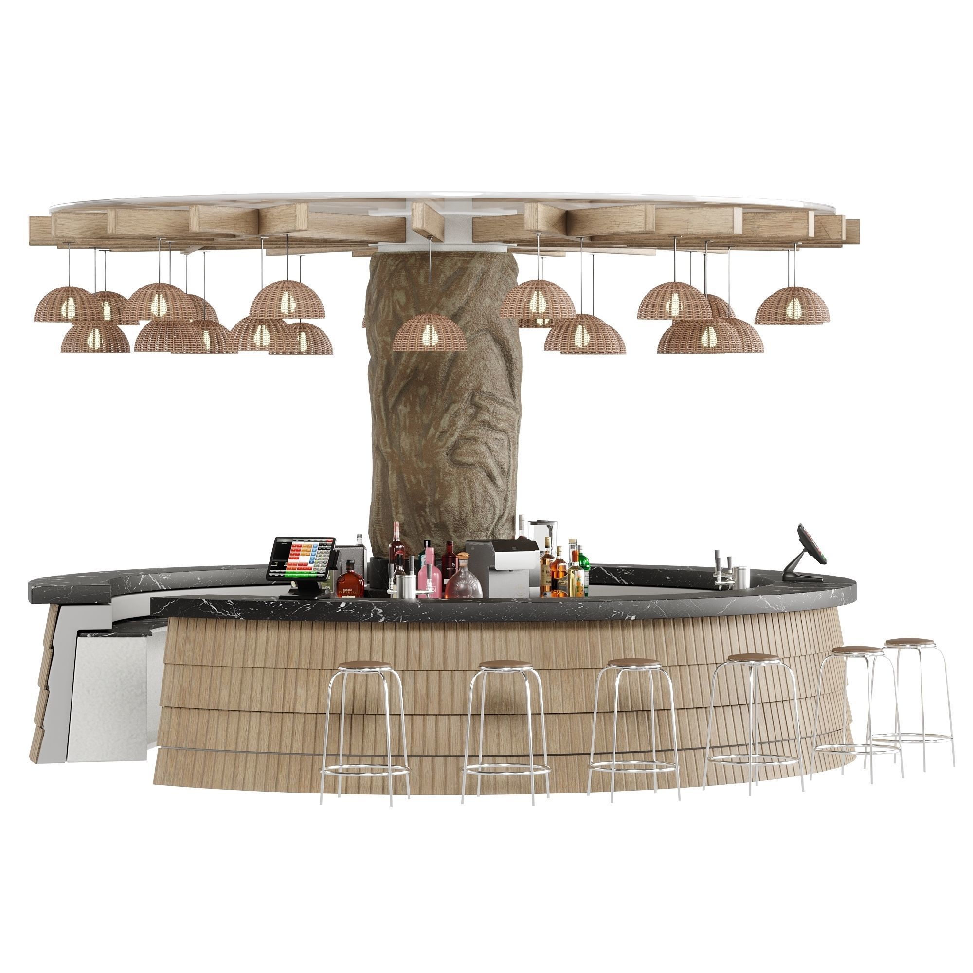 Bar 15 Exterior Bar 3D model | CGTrader