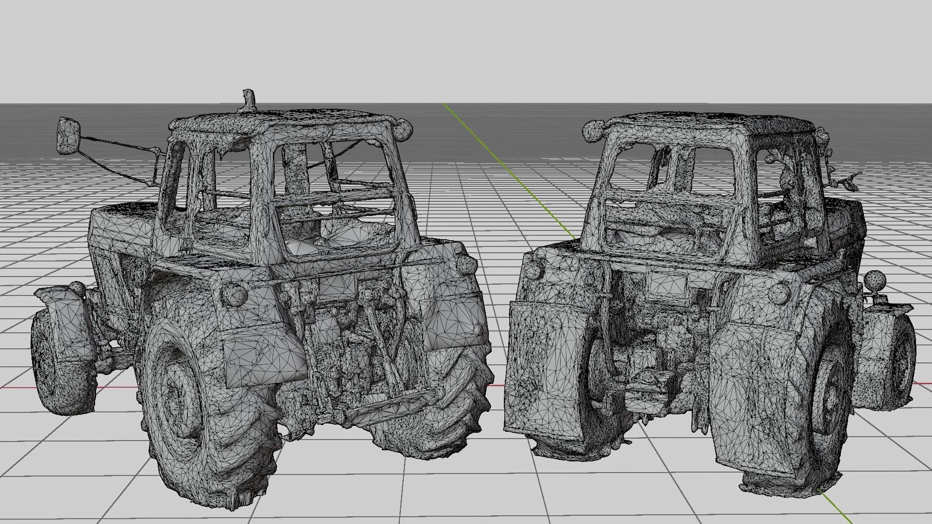 Two Old Tractors 3D model | CGTrader