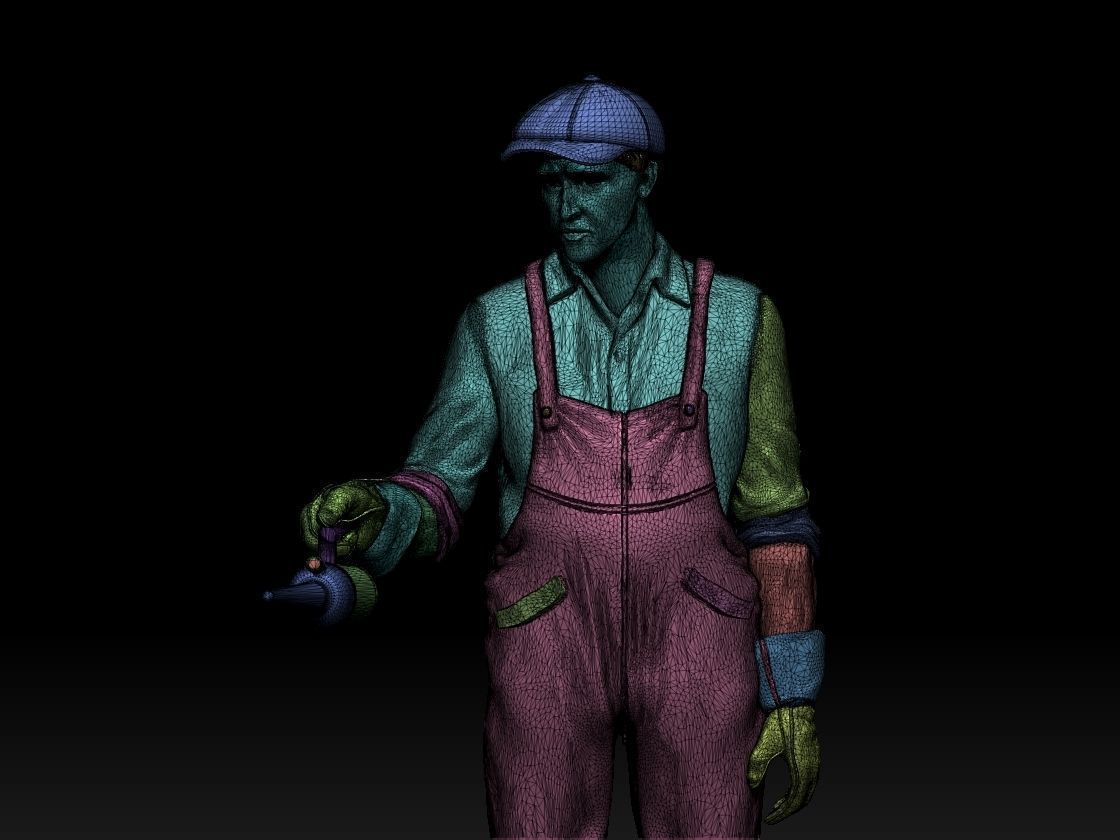 MECHANIC 3D model 3D printable | CGTrader
