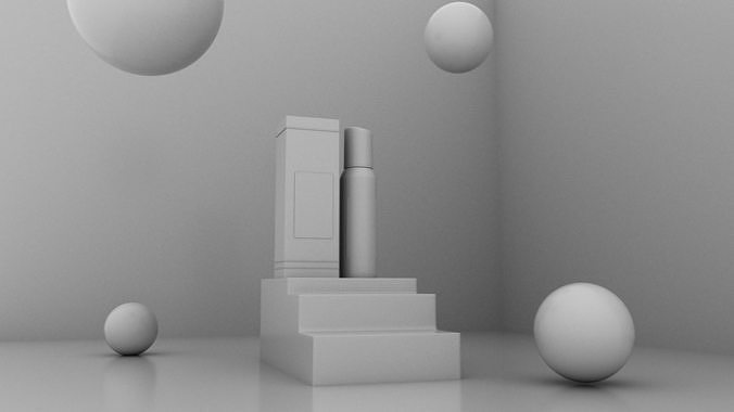 body spray textured and lighted free 3D model | CGTrader