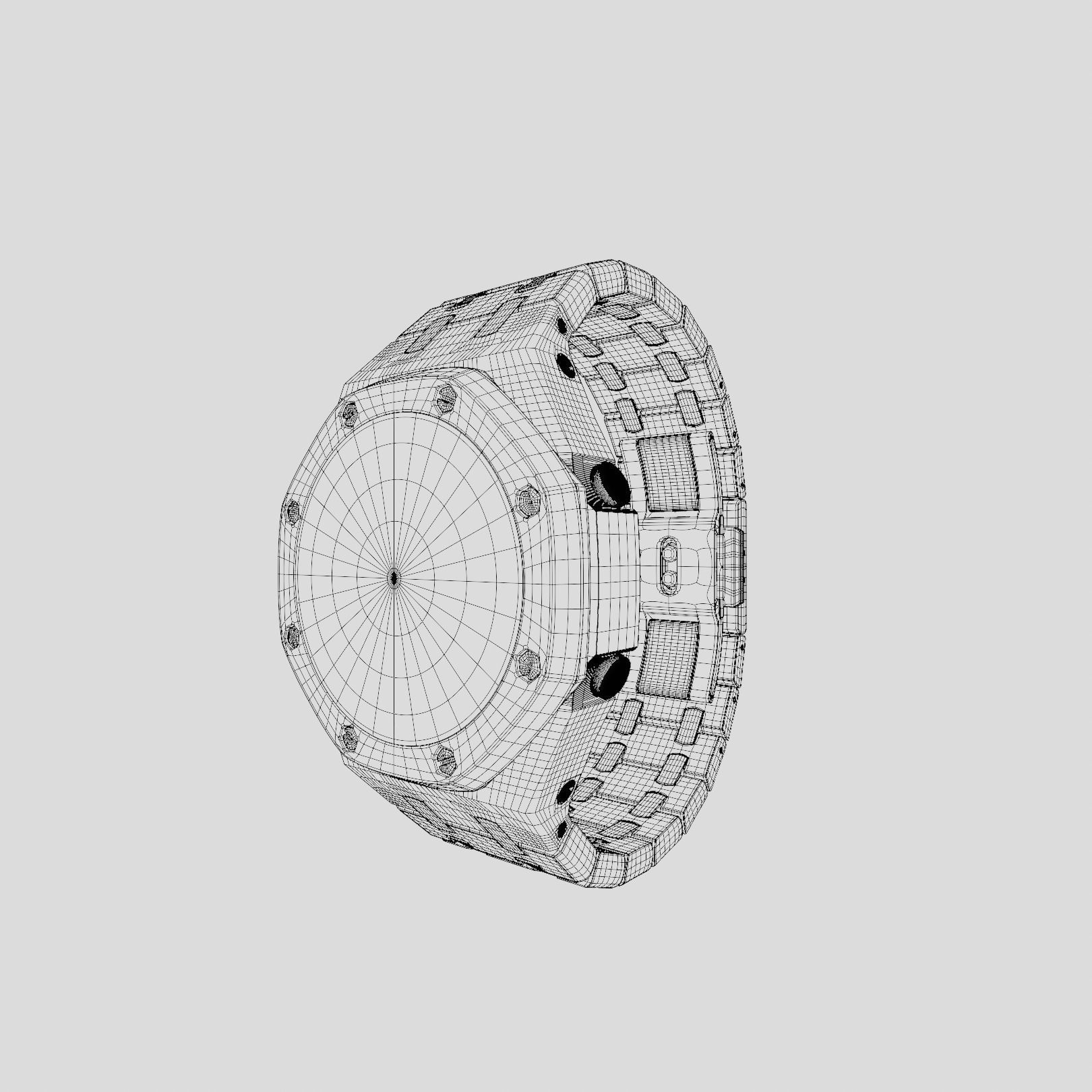Casio GA-100 Custom 3D model | CGTrader