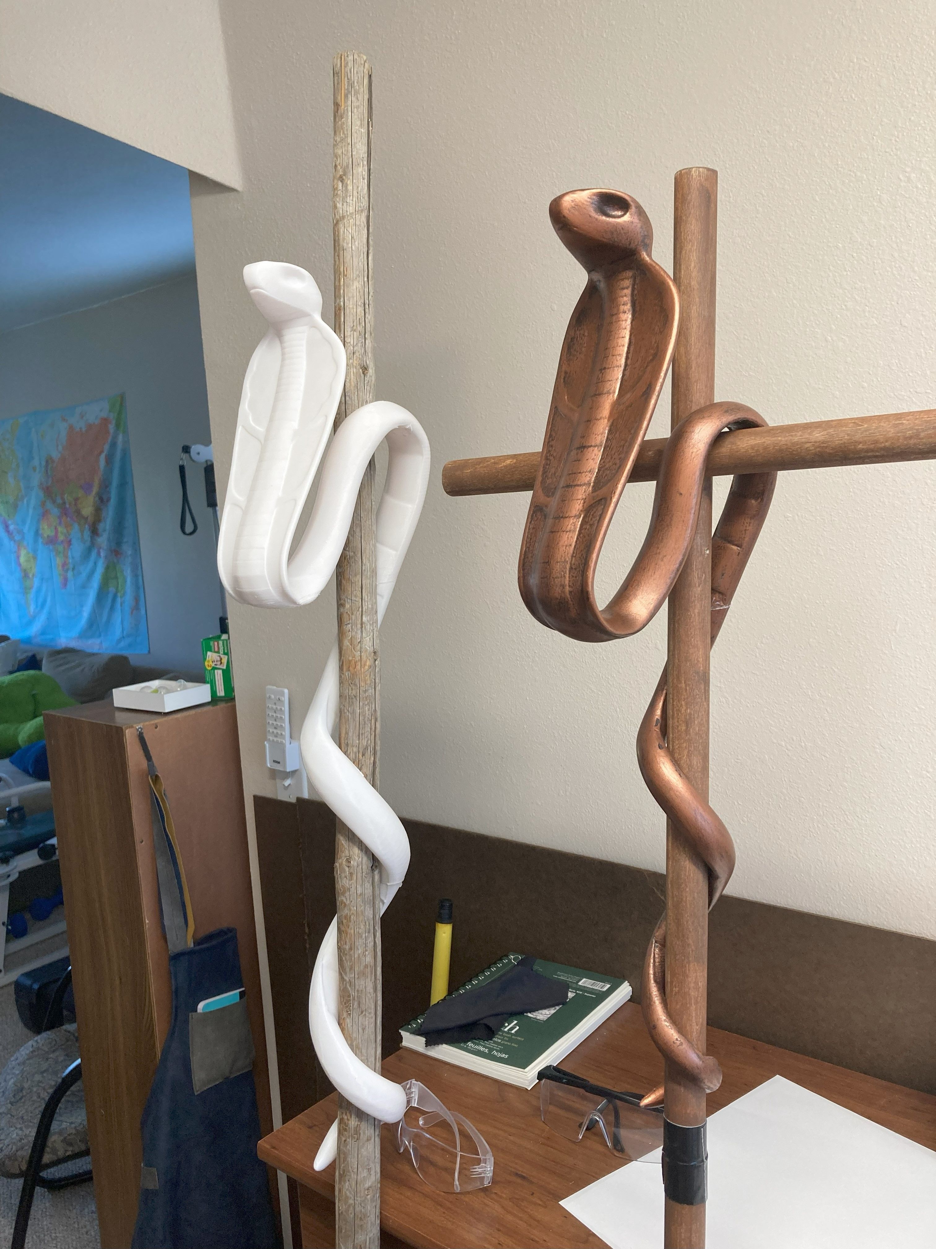 Moses Bronze Serpent 3D model 3D printable | CGTrader