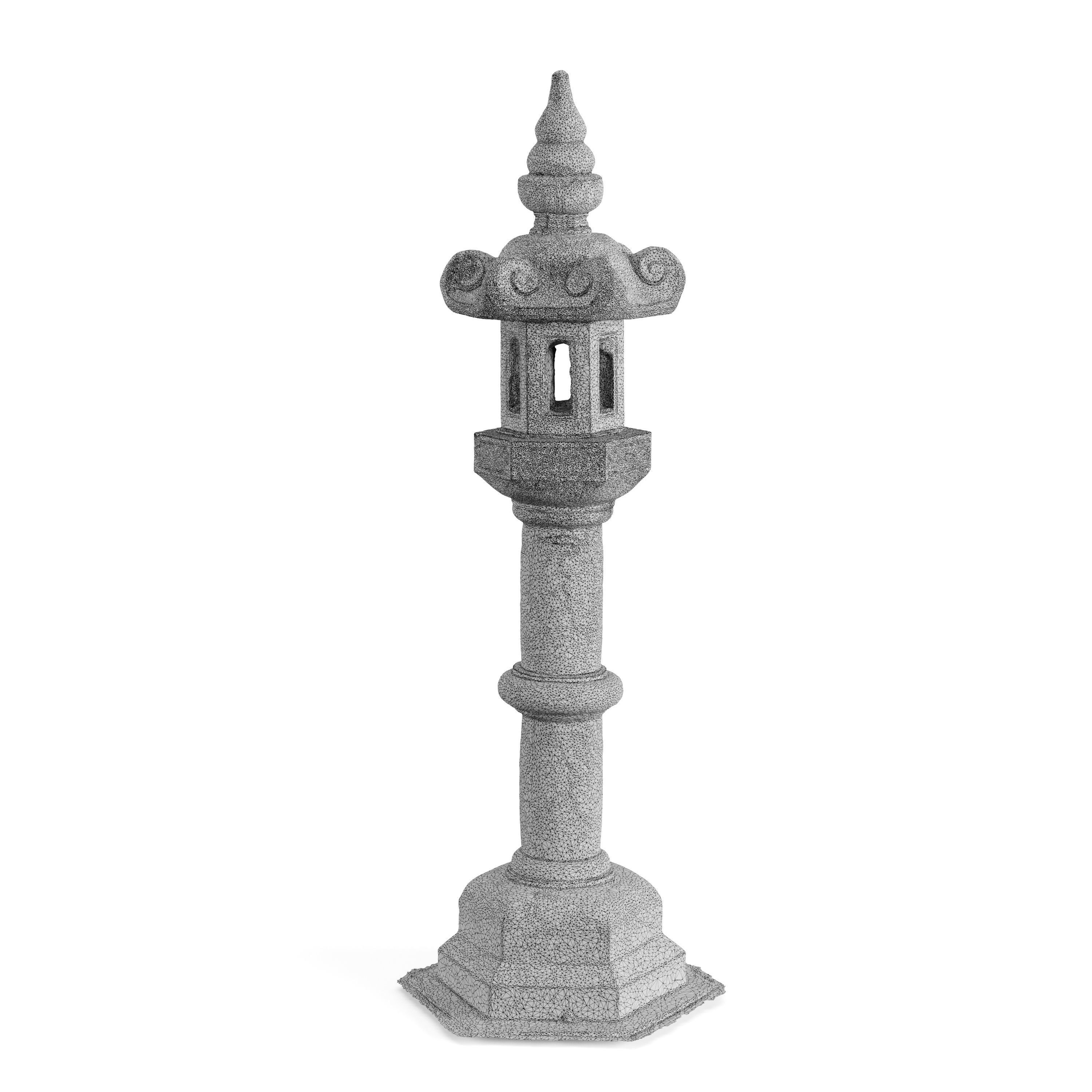 Stone Lamp Post - Photogrammetry 3D model | CGTrader