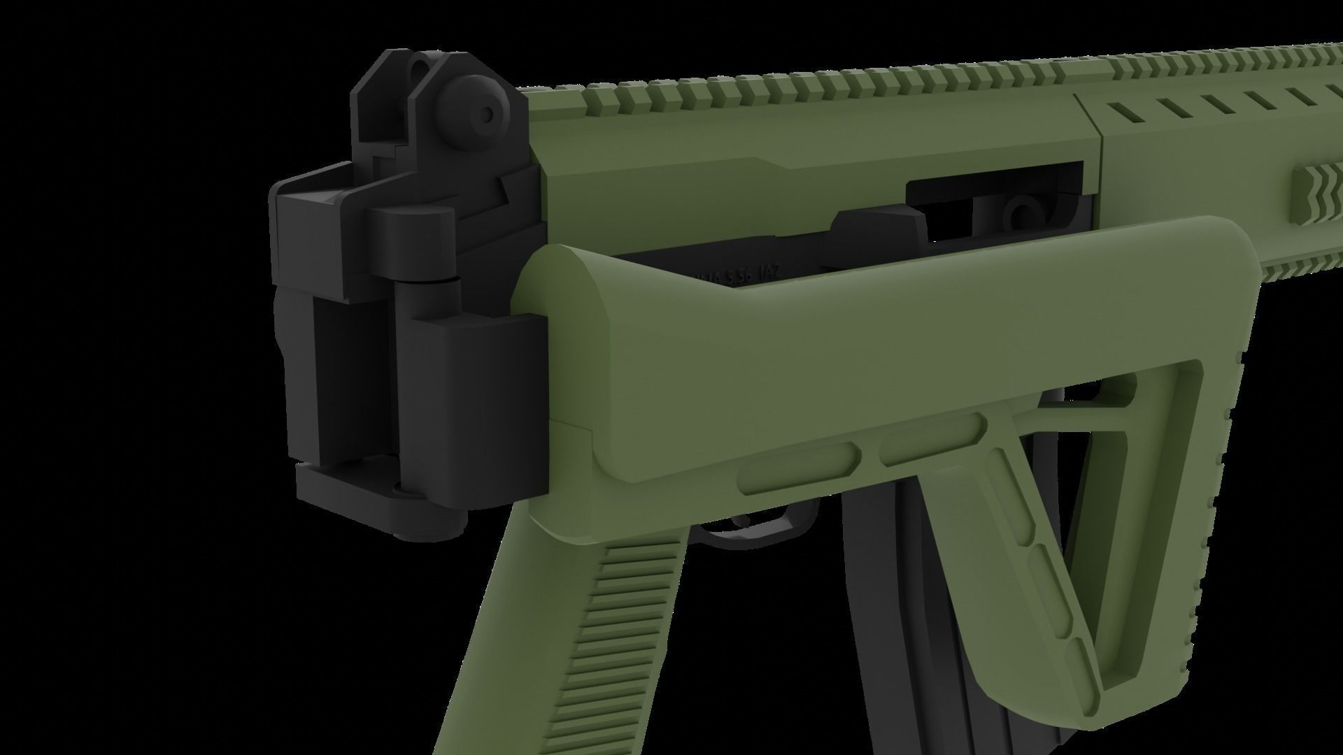 3D model IMBEL IA2 low poly VR / AR / low-poly | CGTrader