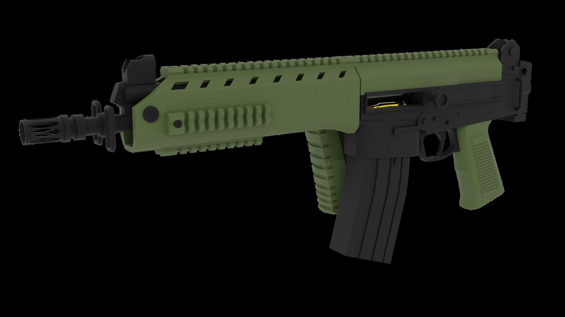 3D model IMBEL IA2 low poly VR / AR / low-poly | CGTrader