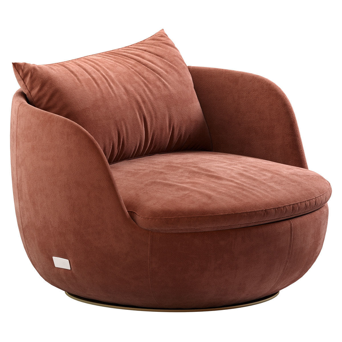 Bart Swivel Lounge Chair 3D model | CGTrader