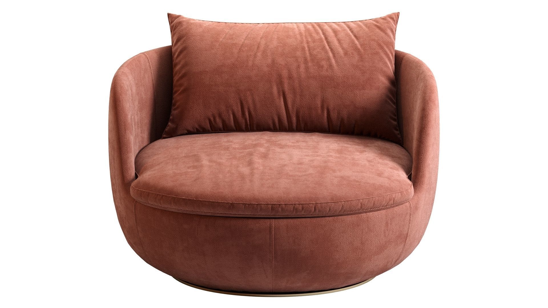 Bart Swivel Lounge Chair 3D model | CGTrader