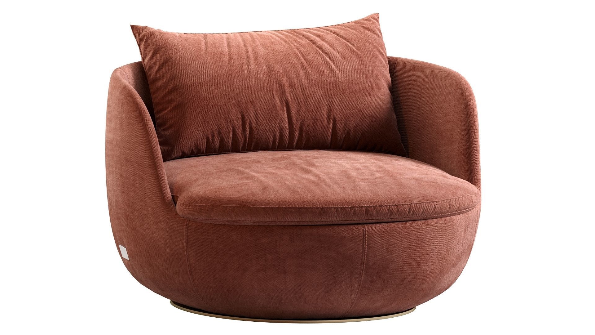 Bart Swivel Lounge Chair 3D model | CGTrader