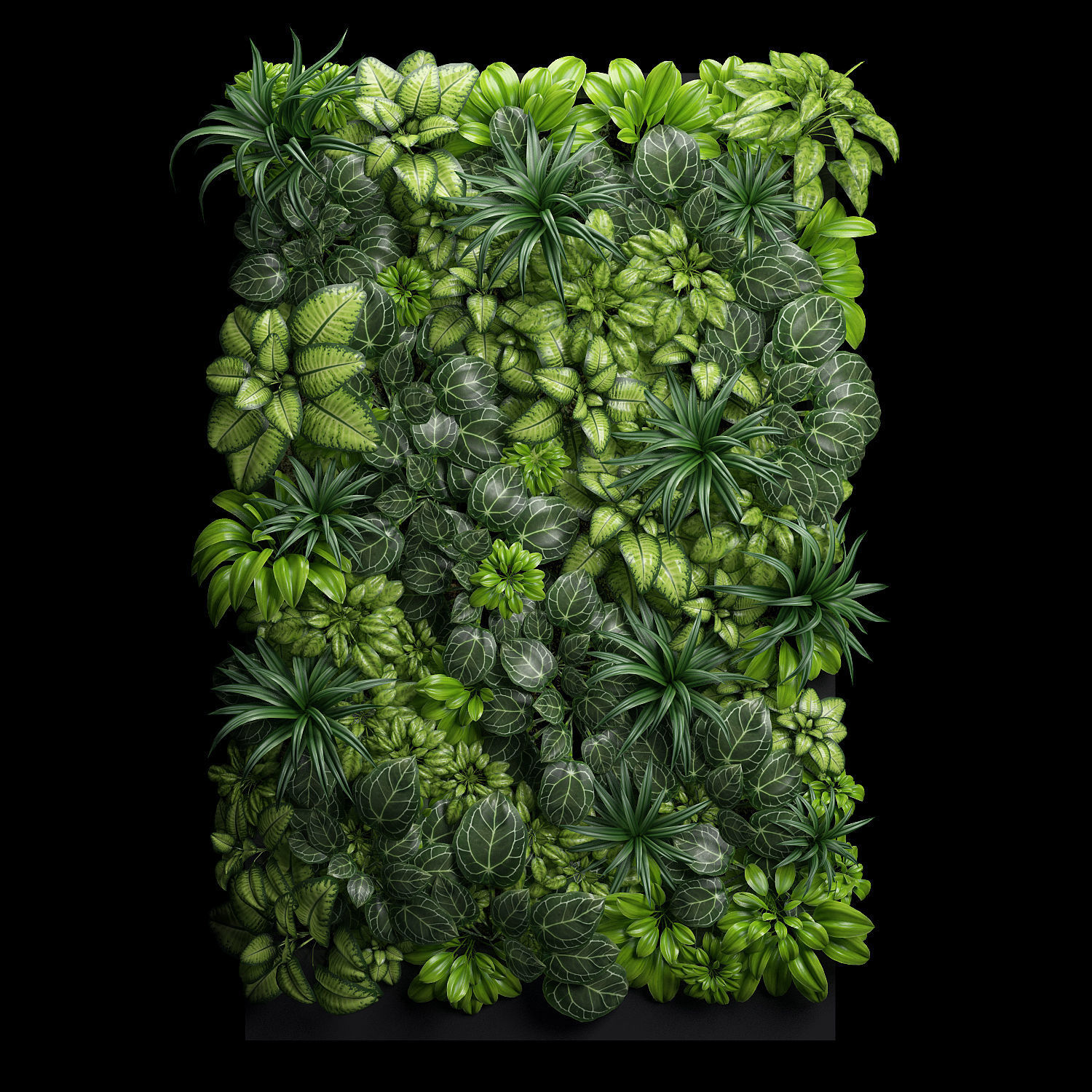 wall green 3D model | CGTrader