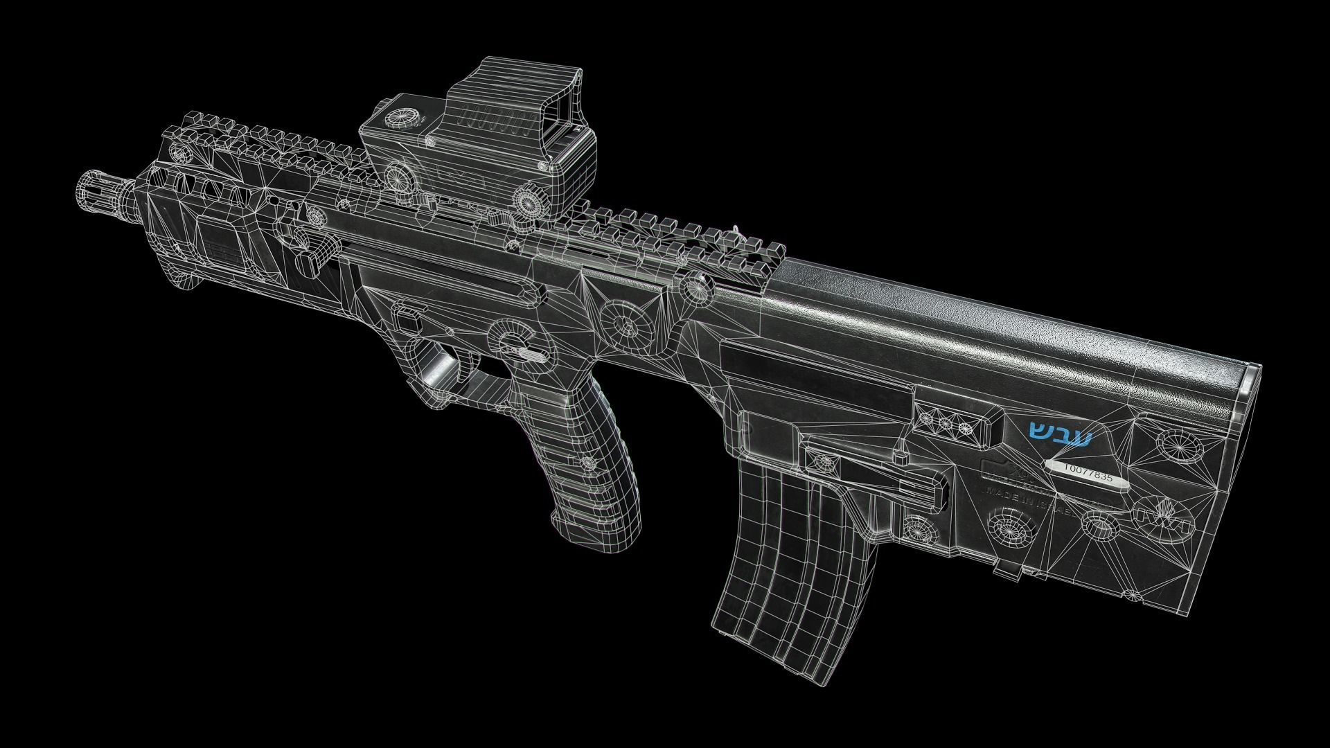 3D model IWI Tavor X95 VR / AR / low-poly | CGTrader