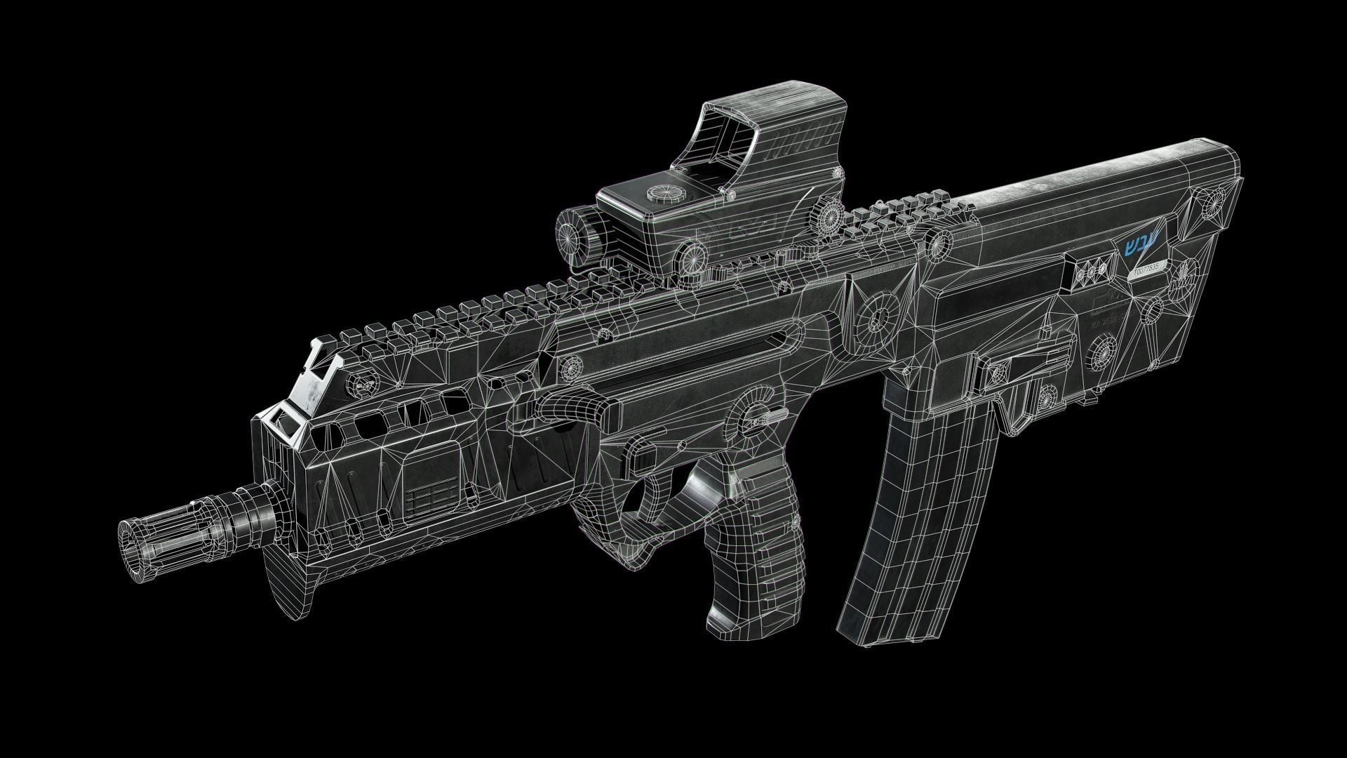 3D model IWI Tavor X95 VR / AR / low-poly | CGTrader