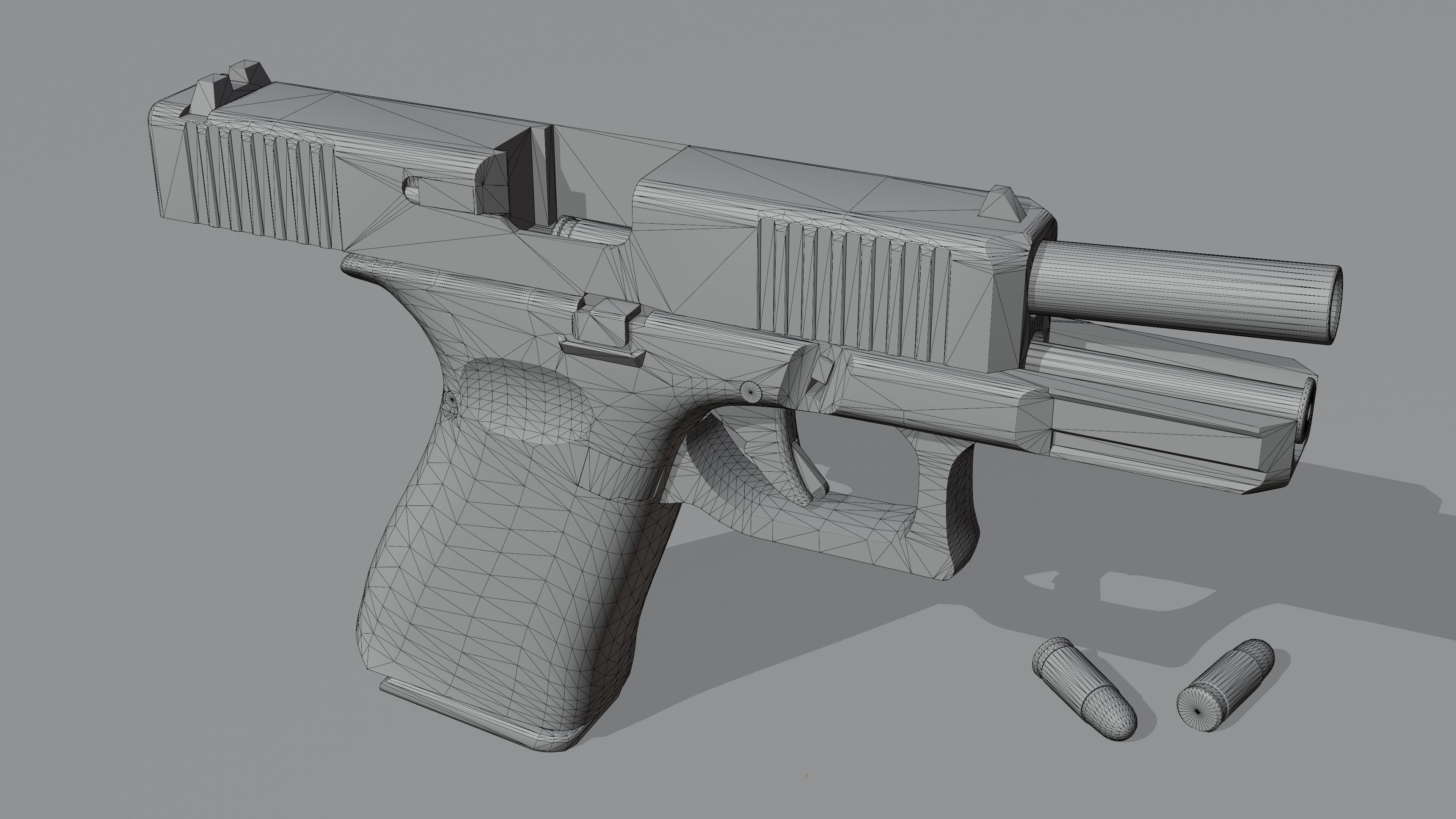 3D model Glock 19 and Textures VR / AR / low-poly | CGTrader