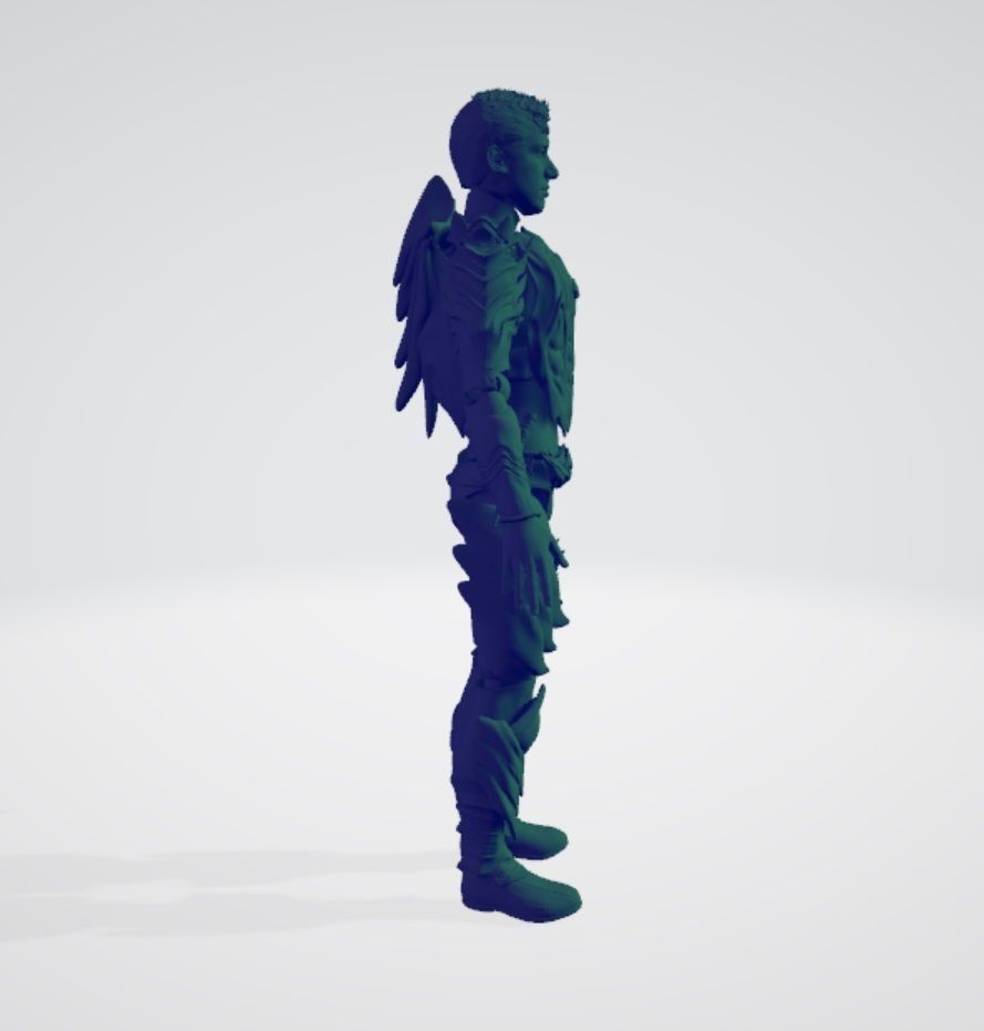 Armored Warrior Shadow 3D model 3D printable | CGTrader