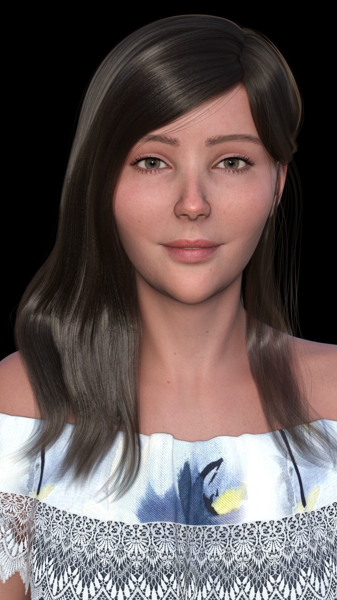 Alyse Summers G9F Including Genitals 3D model rigged | CGTrader