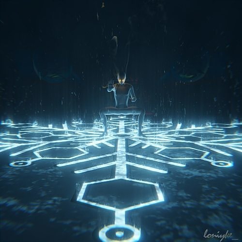 Akaza Death Compass Symbol - Demon Slayer Kimetsu no Yaiba 3D model ...