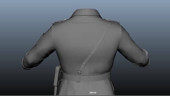 3D model Police Uniform Low Poly VR / AR / low-poly | CGTrader