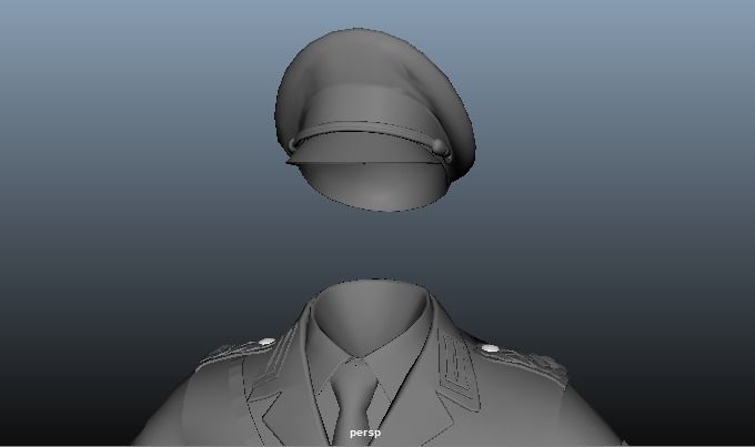 3D model Police Uniform Low Poly VR / AR / low-poly | CGTrader