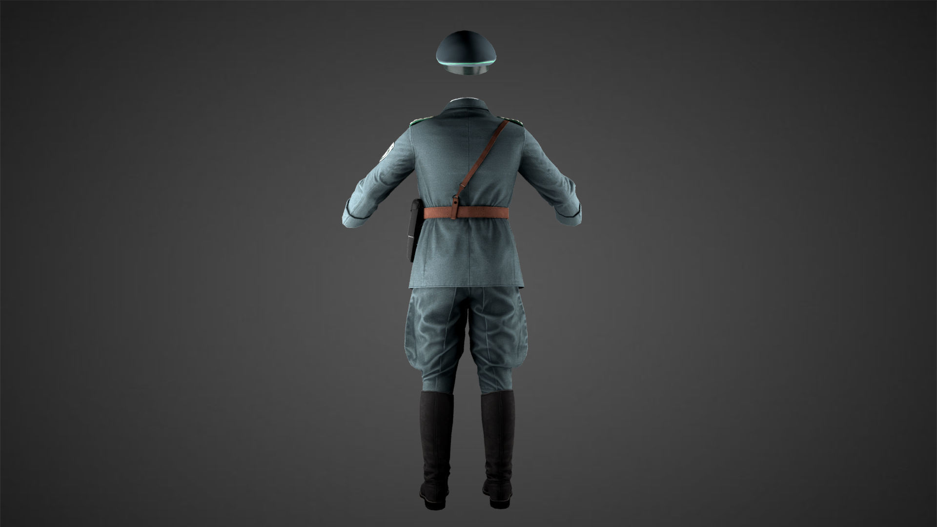 3D model Police Uniform Low Poly VR / AR / low-poly | CGTrader